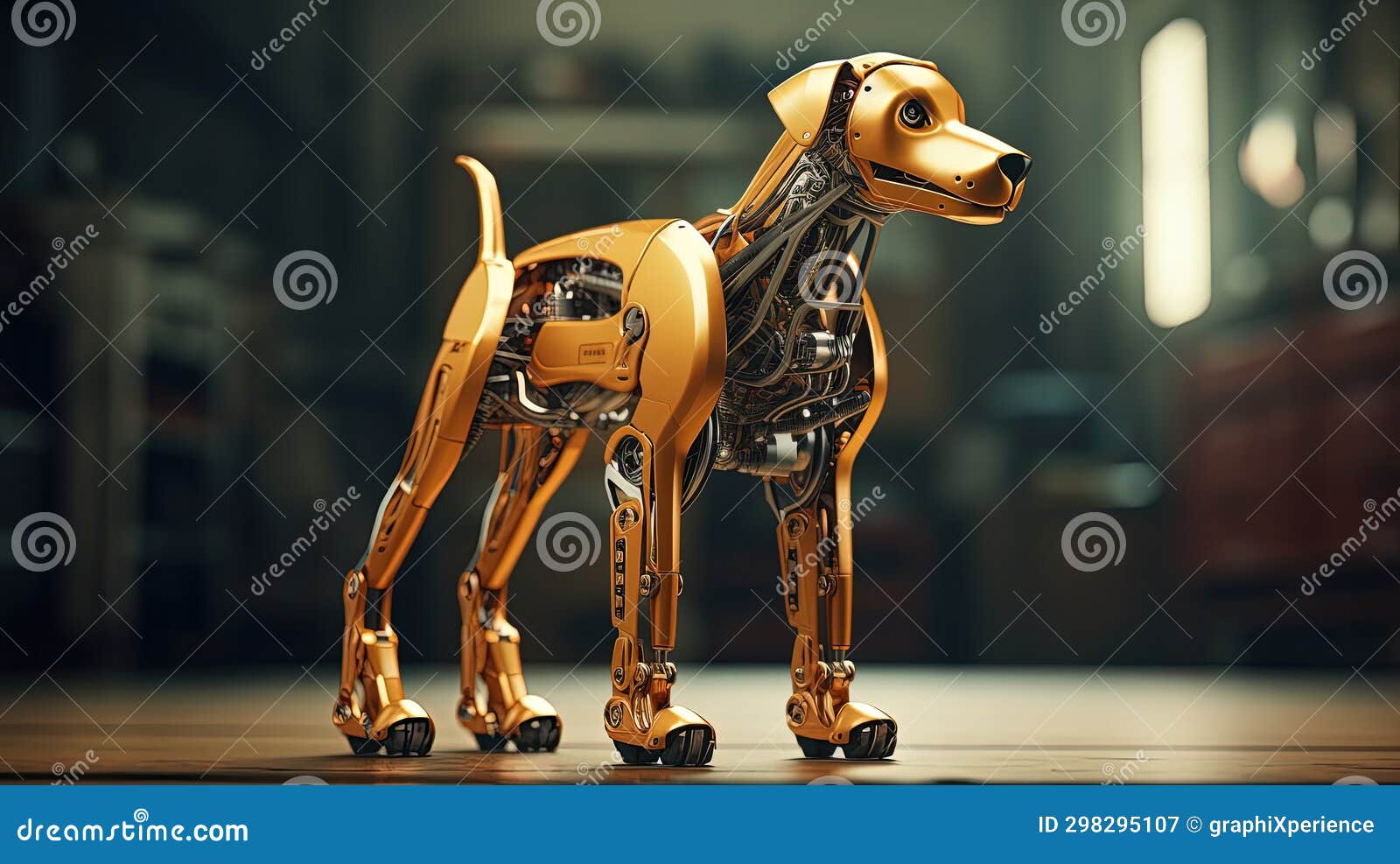 Clockwork Beast of the Steampunk Zoo Stock Illustration - Illustration ...