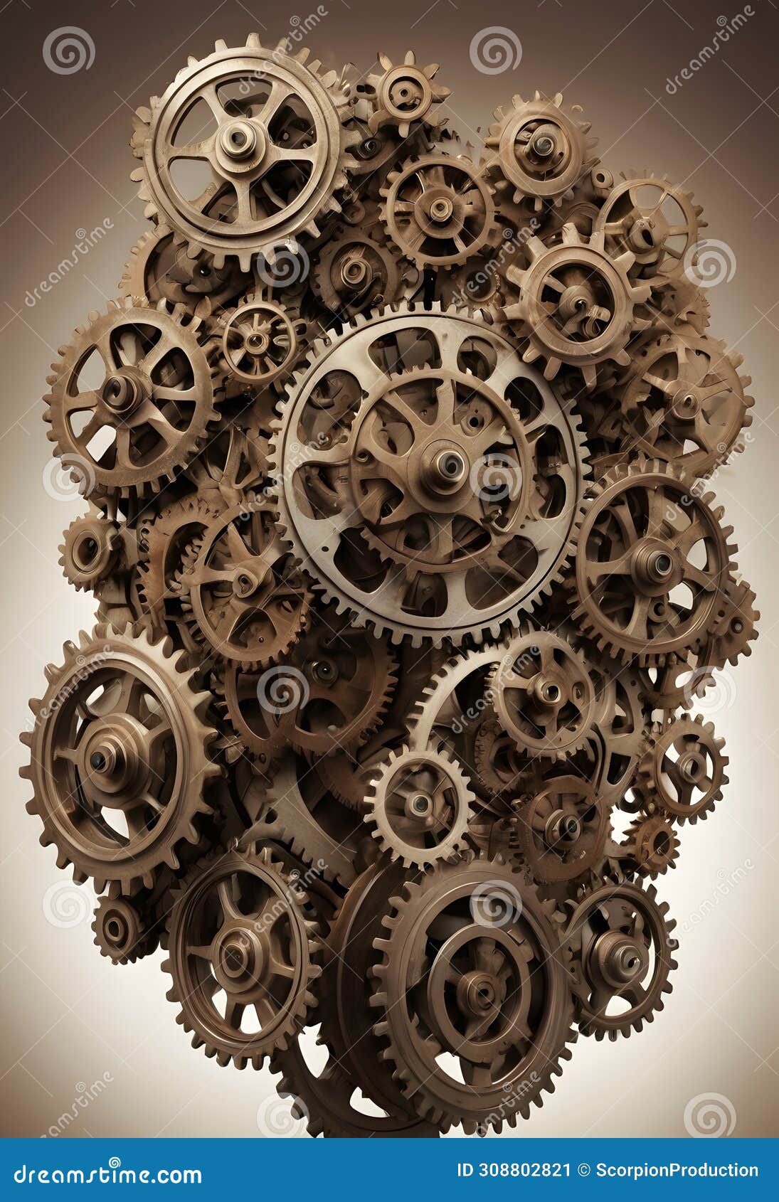 Clockwork Complexity stock image. Image of retro, complexity - 308802821