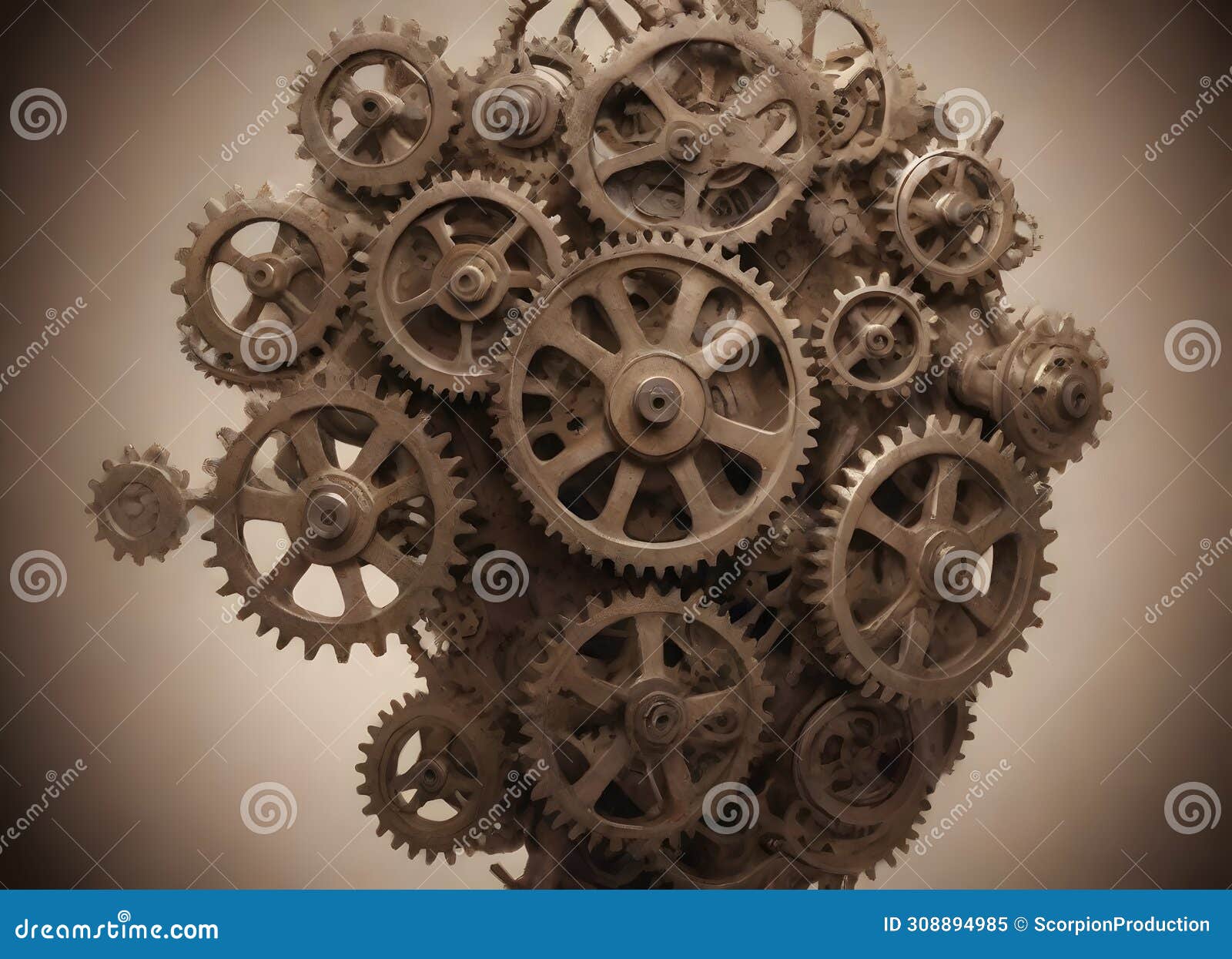 Clockwork Complexity stock image. Image of design, engineering - 308894985