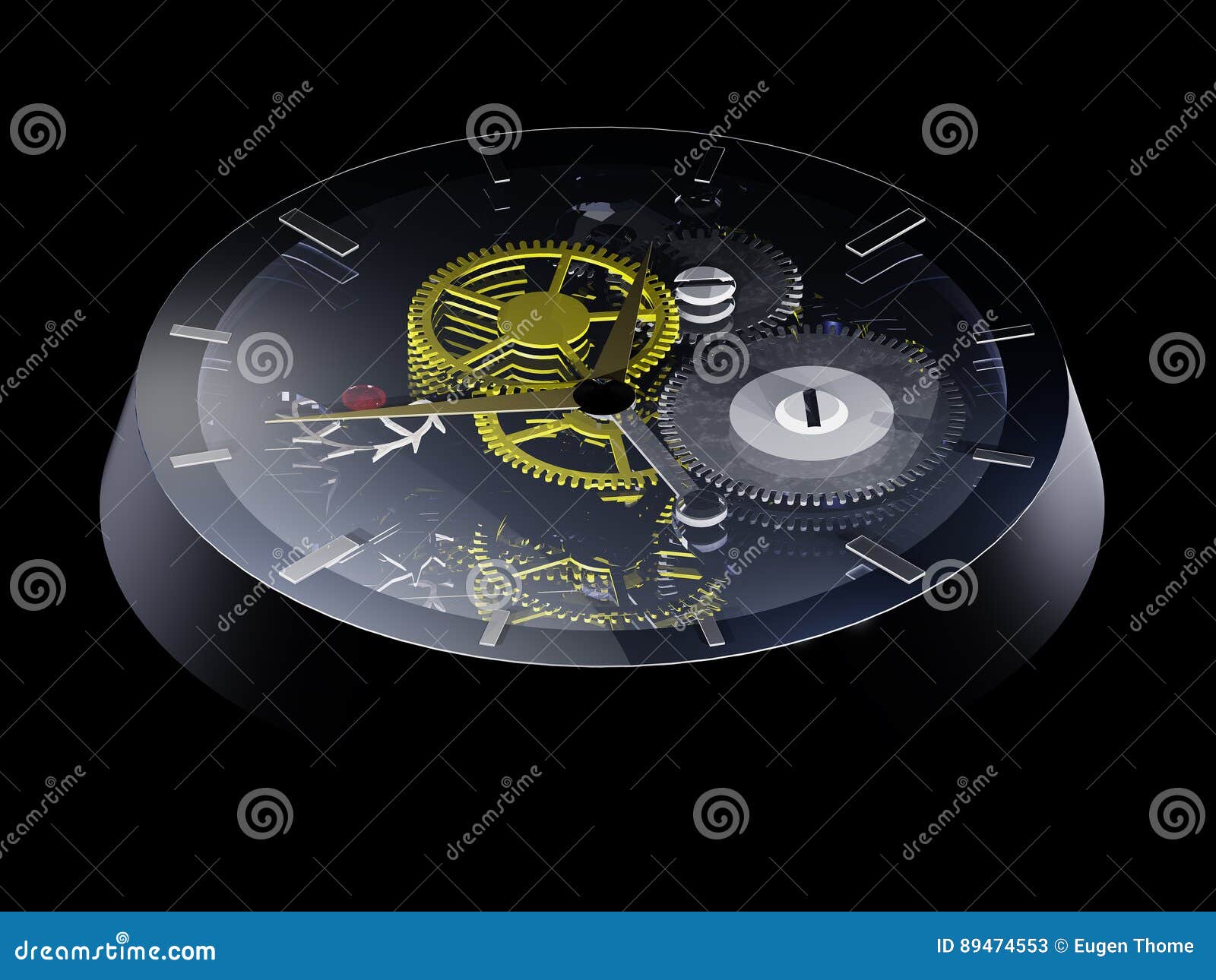 Clockwork stock illustration. Illustration of mechanism - 89474553