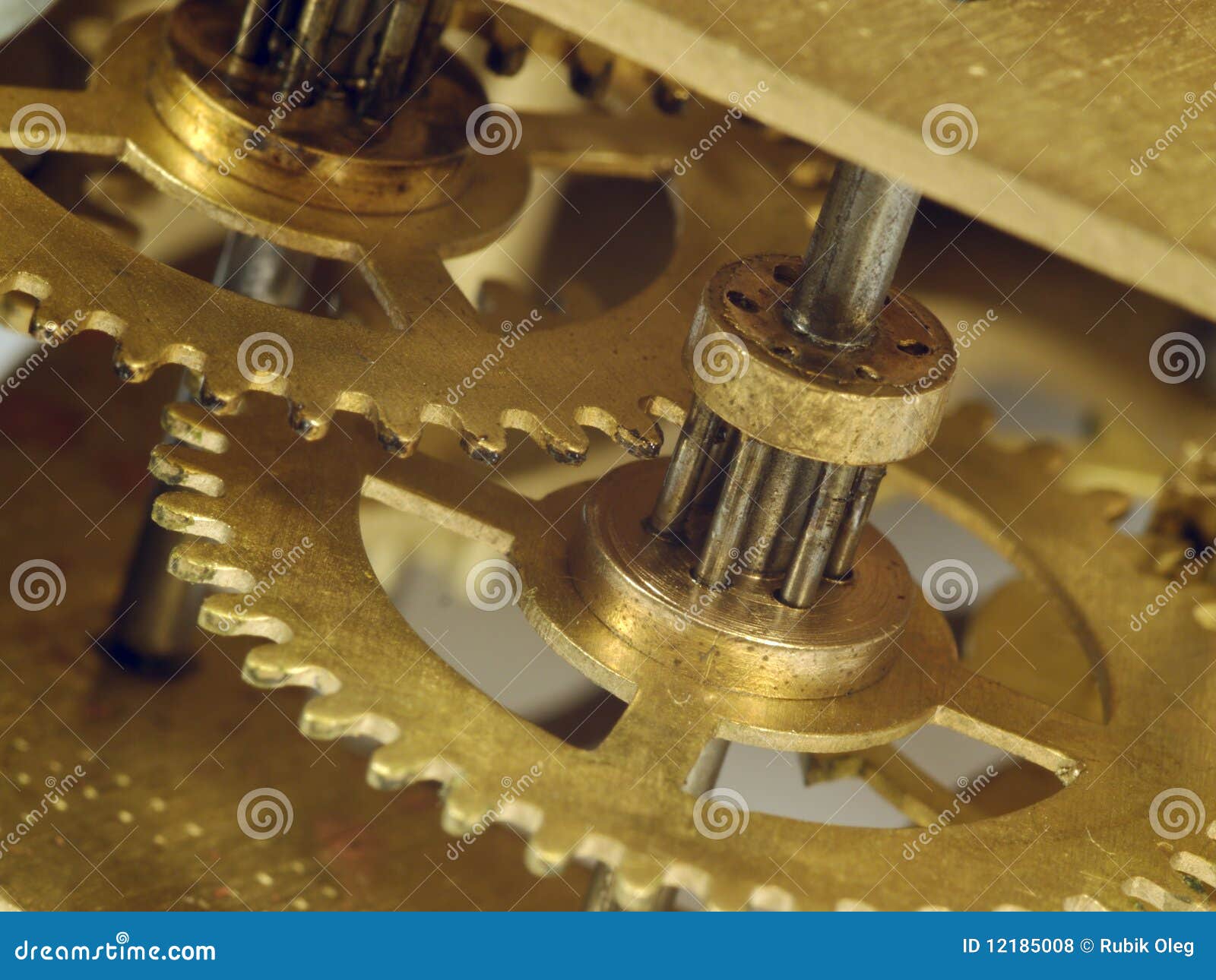 Clockwork Fragment Close Up Stock Photo - Image of objects, macro: 12185008