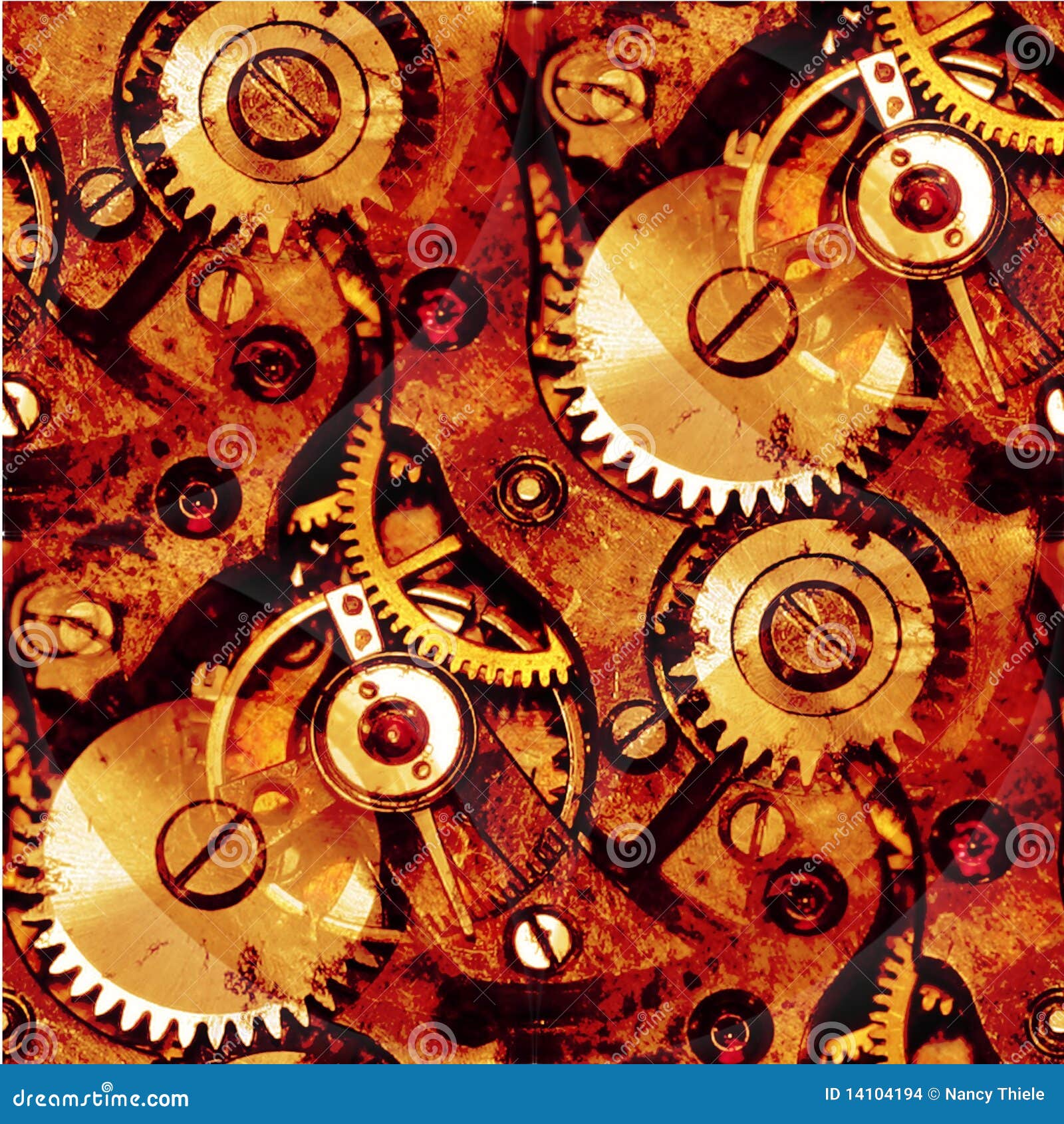 Clockwork gears abstract stock photo. Image of gears - 14104194