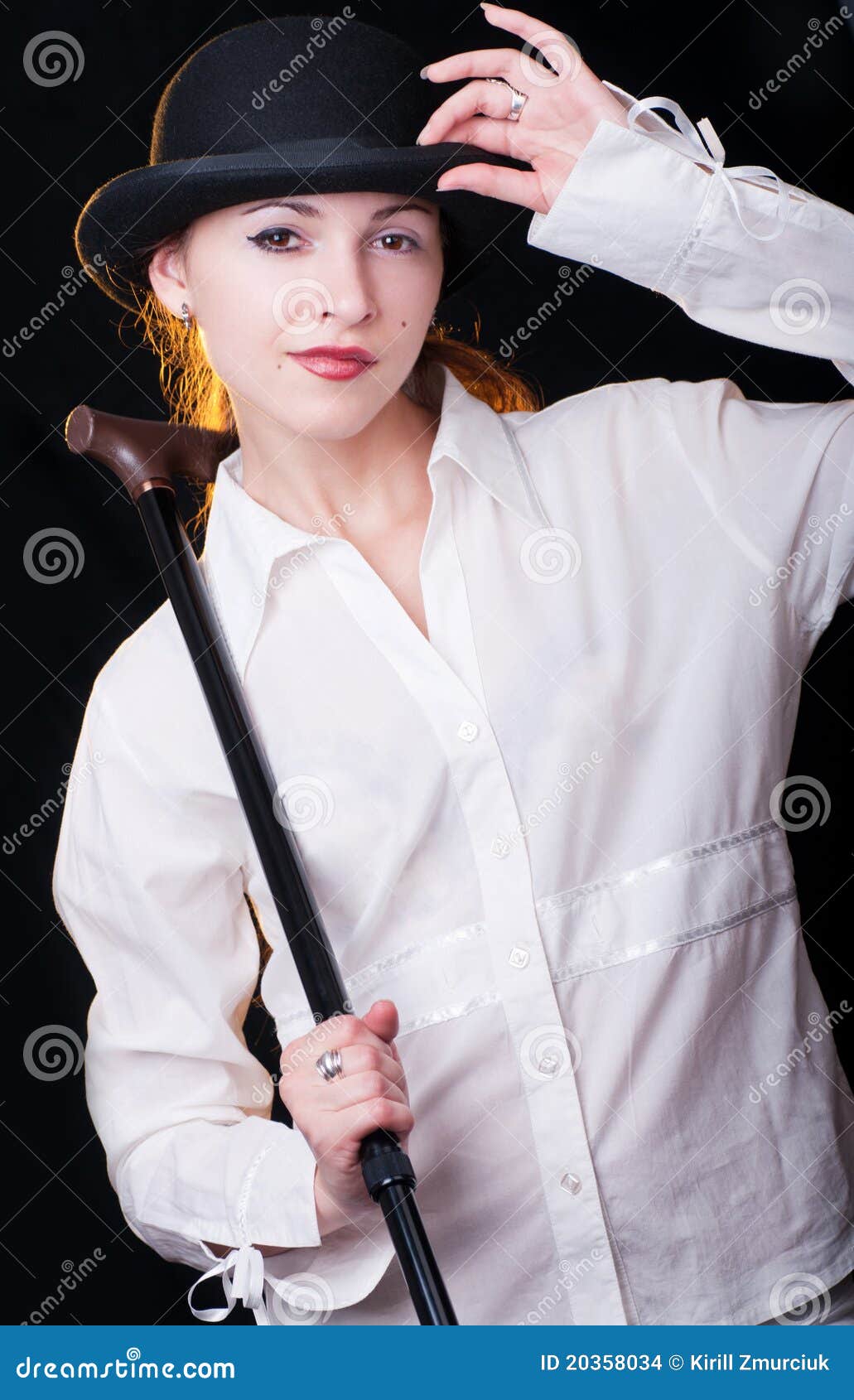 Clockwork Girl stock photo. Image of woman, vintage, style - 20358034