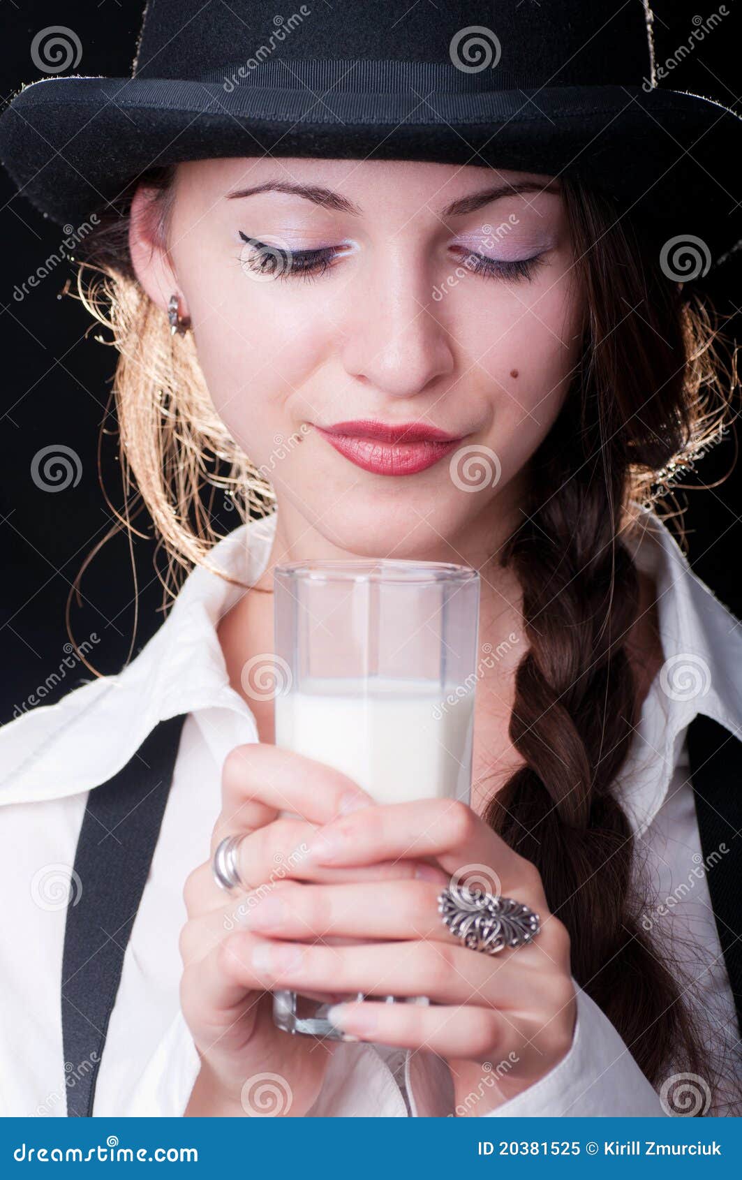 Clockwork Girl stock image. Image of style, milk, classic - 20381525
