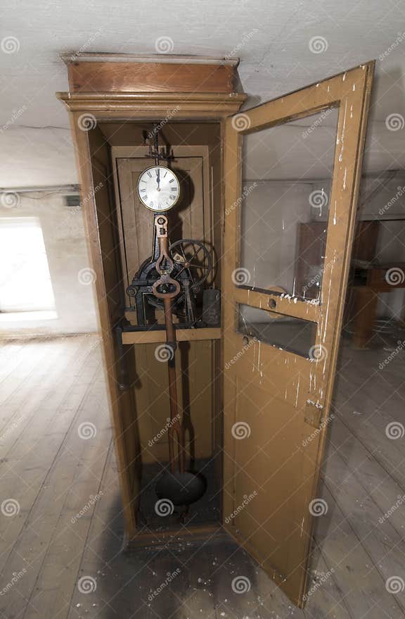 Clockwork in Mechanical Time Measurement Stock Image - Image of ...