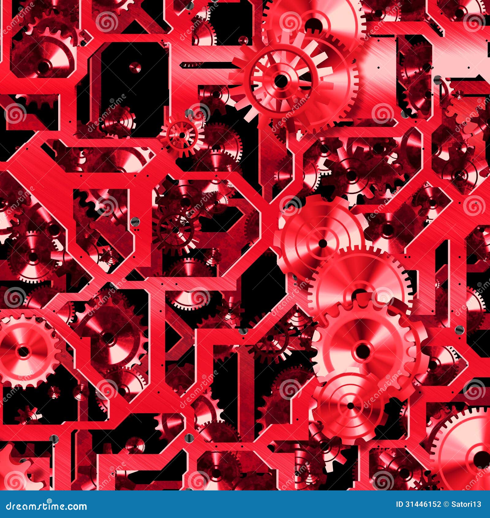 Clockwork Mechanism Royalty-Free Cartoon | CartoonDealer.com #31446152