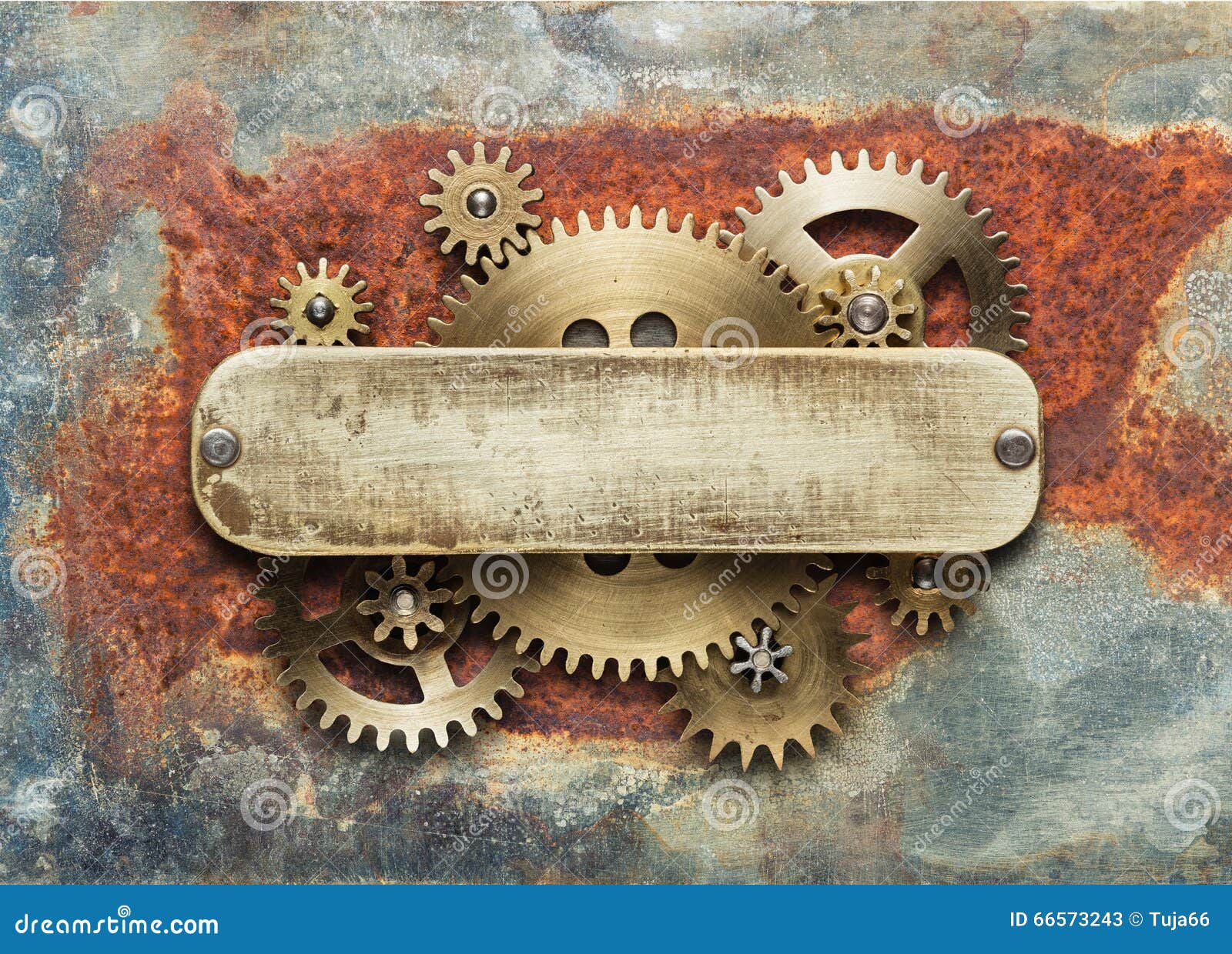 Clockwork stock image. Image of mechanical, aged, iron - 66573243