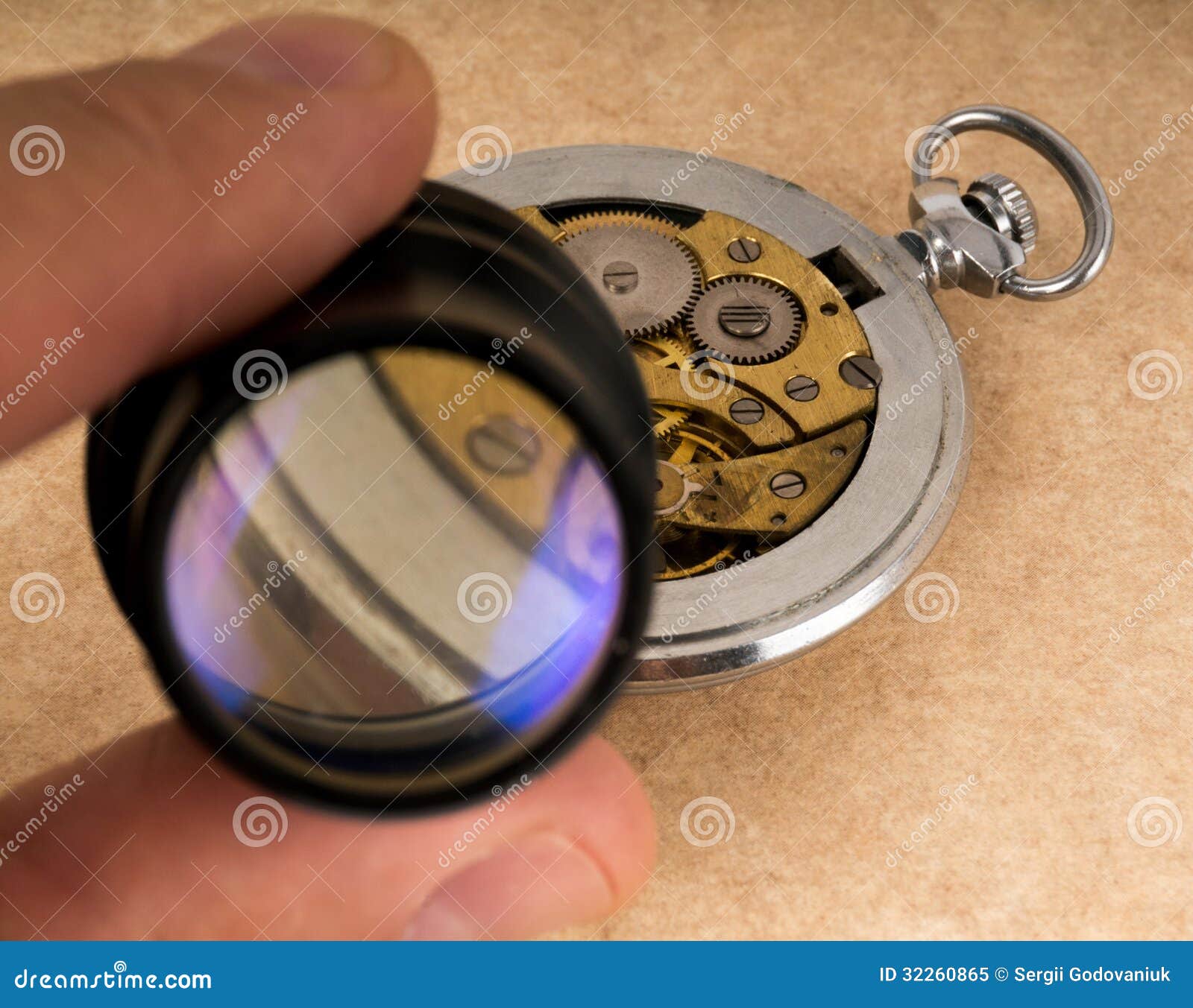 Clockwork stock image. Image of monocular, steel, clockwork - 32260865
