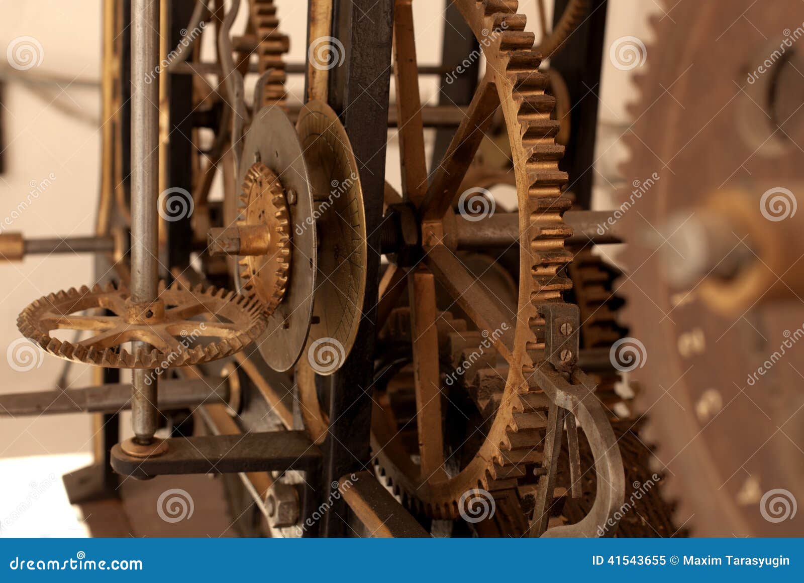 Clockwork old stock image. Image of work, watch, technical - 41543655