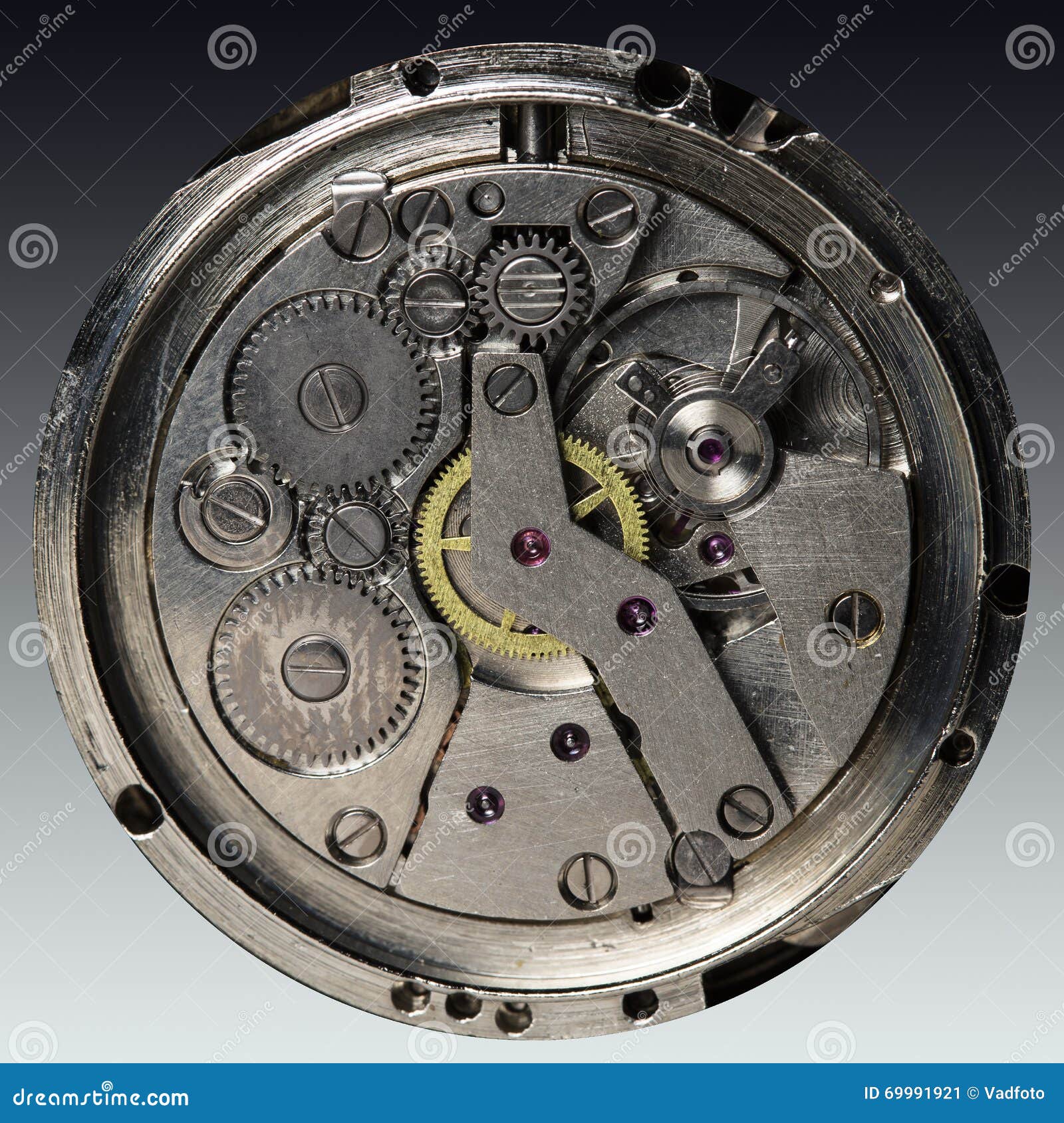 Clockwork Old Mechanical Watch Stock Image - Image of pocket, high ...