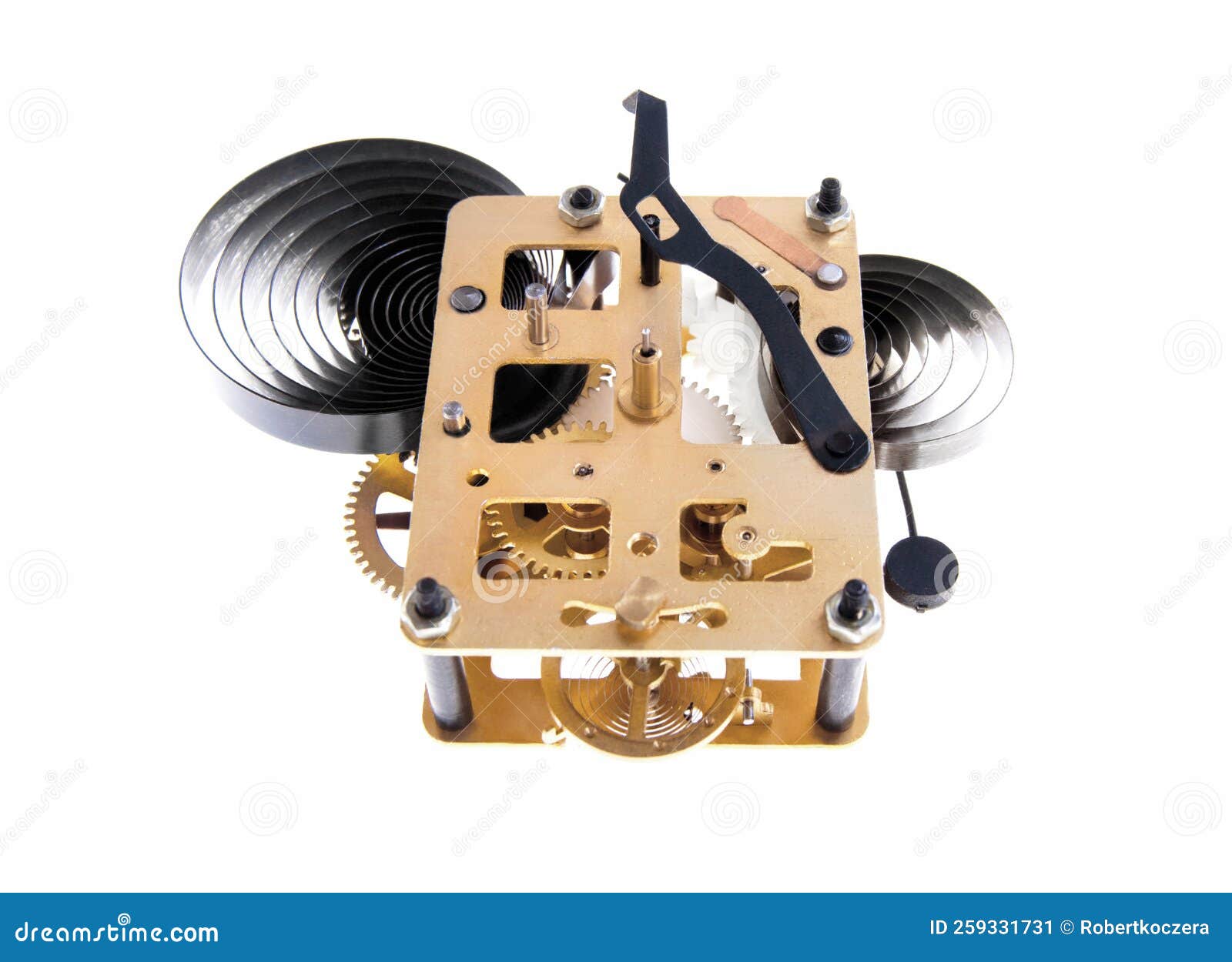 Clockwork stock image. Image of cutout, objects, shot - 259331731