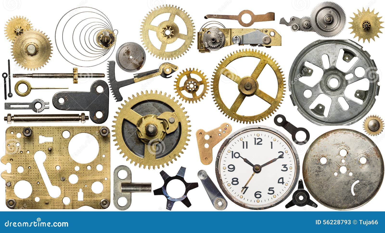 Clockwork stock image. Image of iron, mechanical, metal - 56228793
