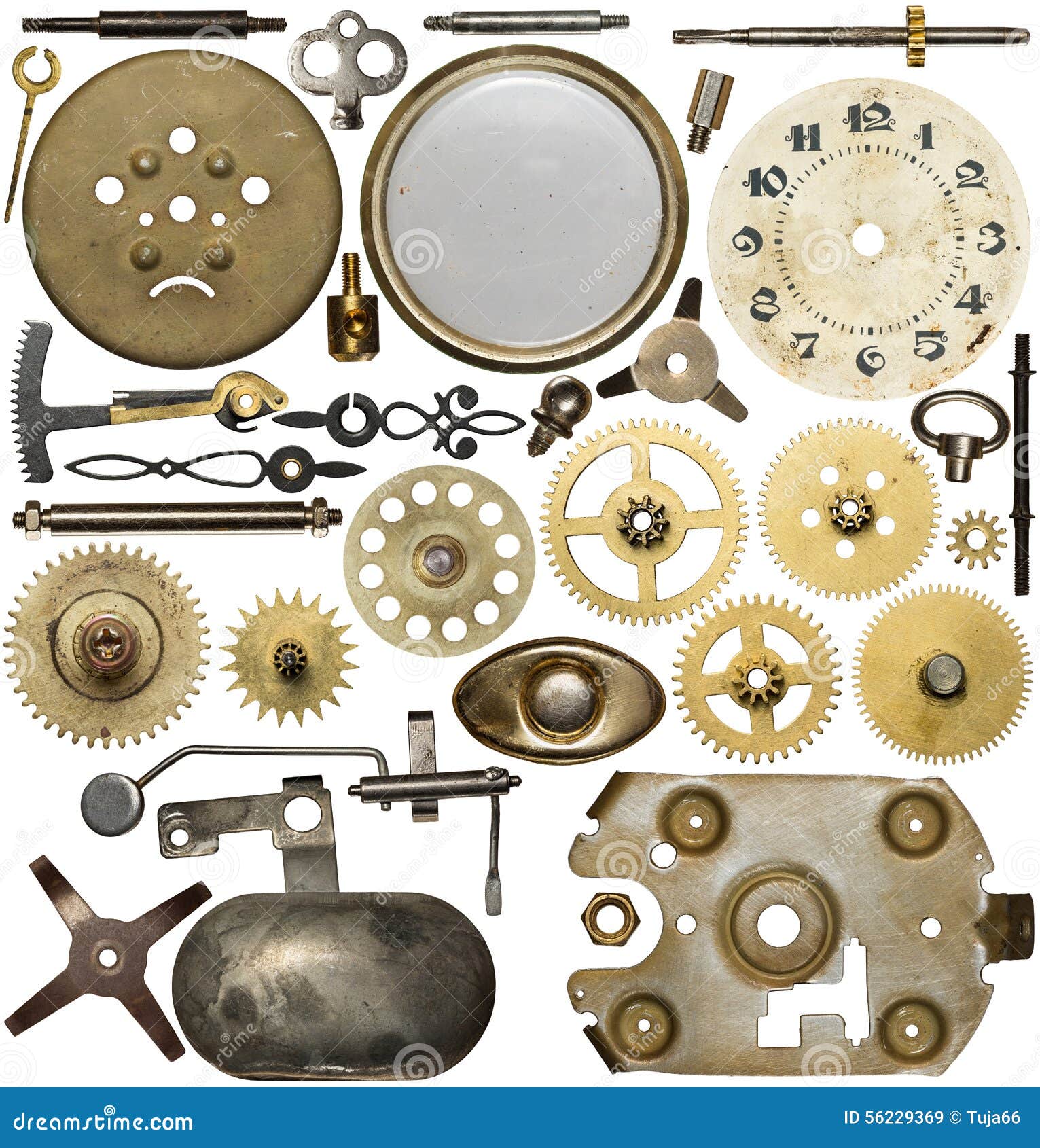 Clockwork stock image. Image of industry, isolated, closeup - 56229369