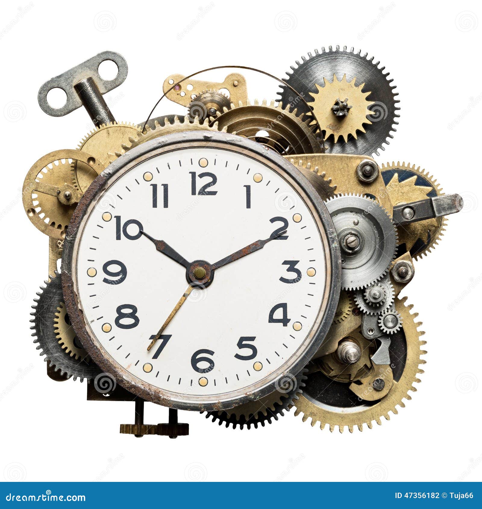 Clockwork stock photo. Image of device, gear, isolated - 47356182
