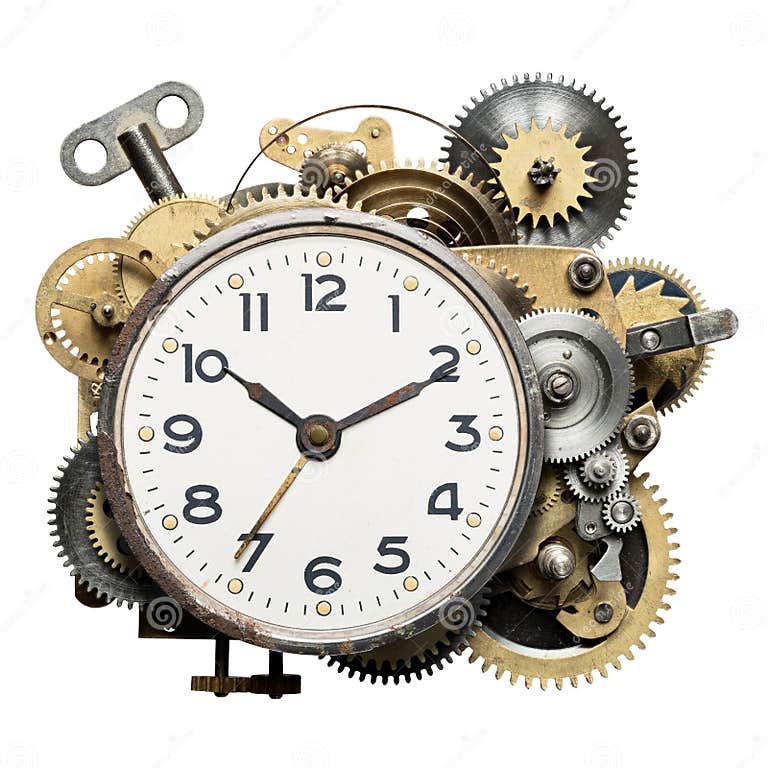 Clockwork stock photo. Image of device, gear, isolated - 47356182