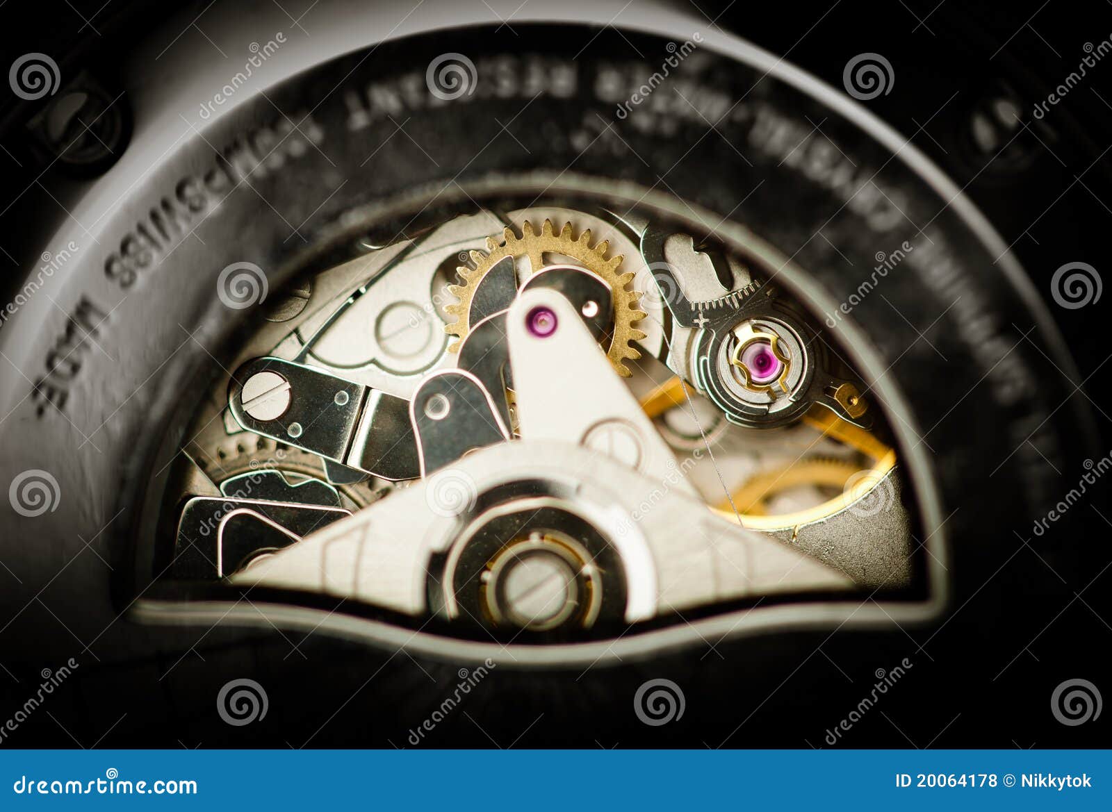 Clockworks stock photo. Image of engineering, clock, macro - 20064178