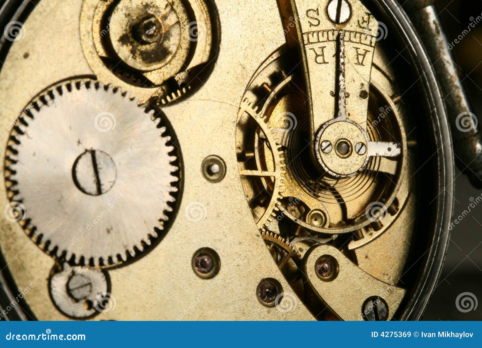 Clockworks stock image. Image of progress, engineering - 4275369
