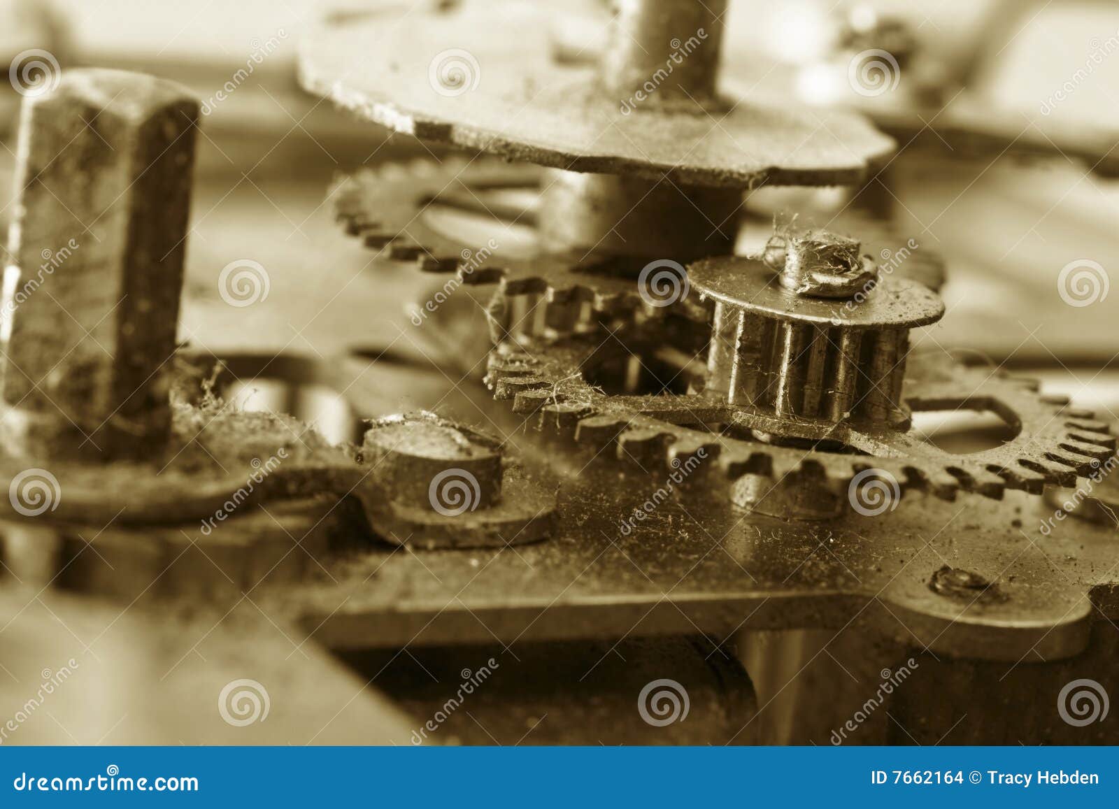 Clockworks stock photo. Image of engineering, grime, technology - 7662164