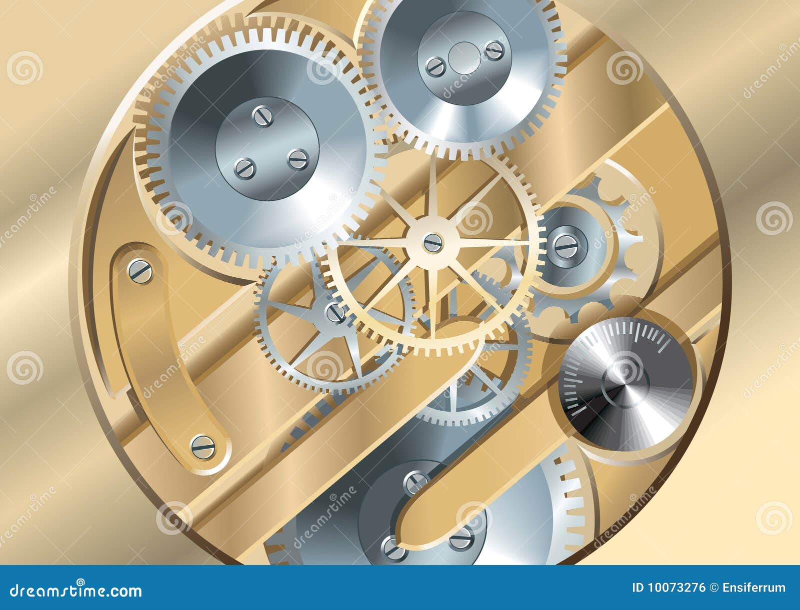 Clockworks gears stock vector. Illustration of clockwork - 10073276