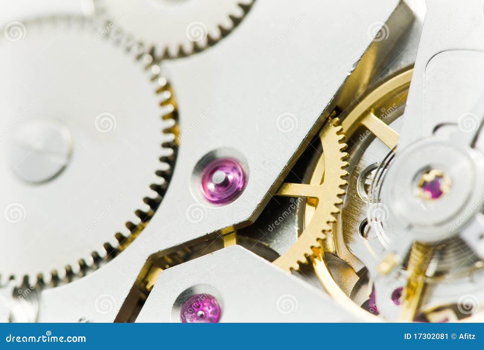 Clockworks with gears stock image. Image of macro, gear - 17302081