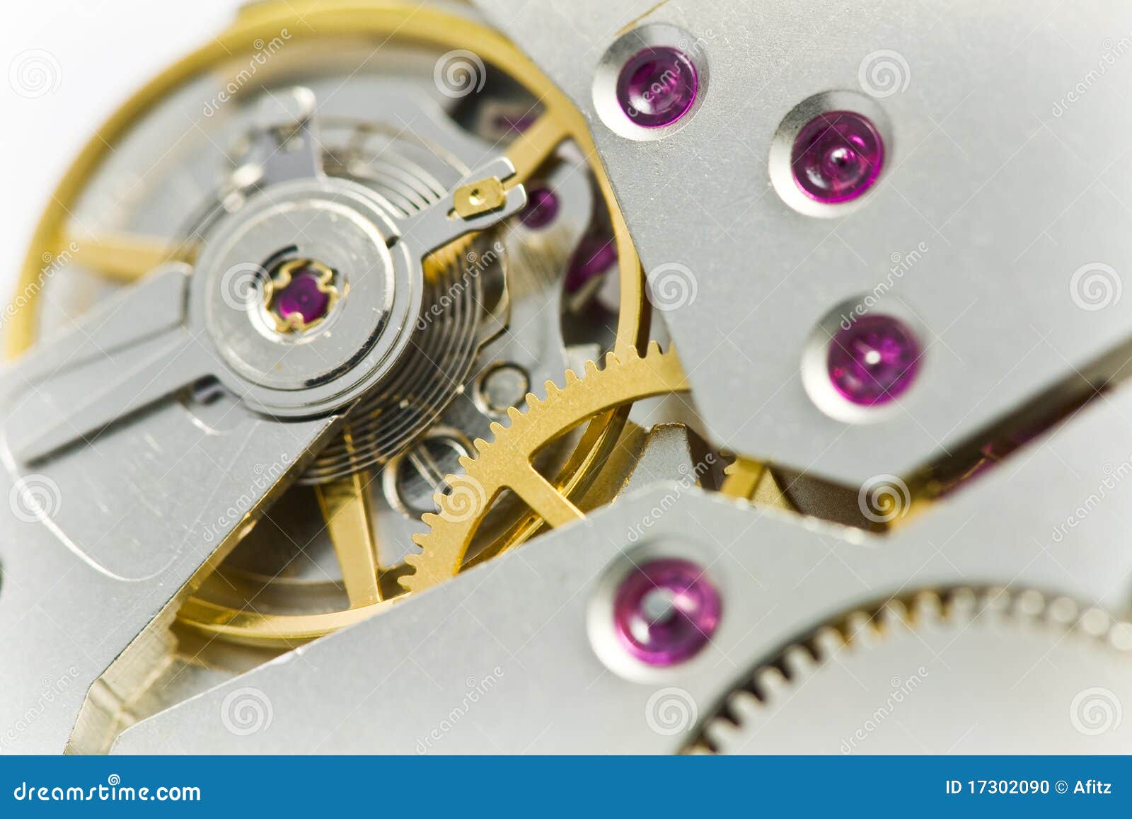 Clockworks with gears stock photo. Image of minute, precise - 17302090