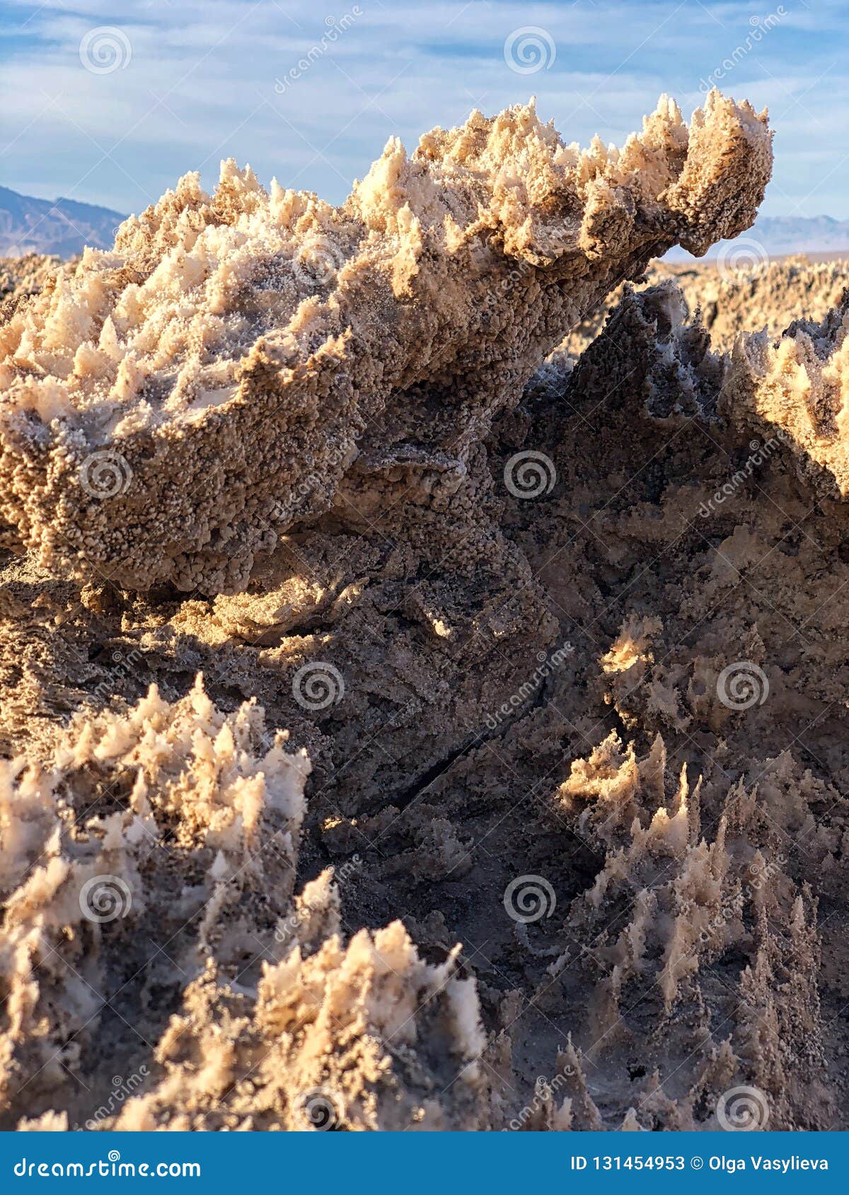 Clode-up Patterns of Amazing Crystals Formations in Devil`s Golf Course ...