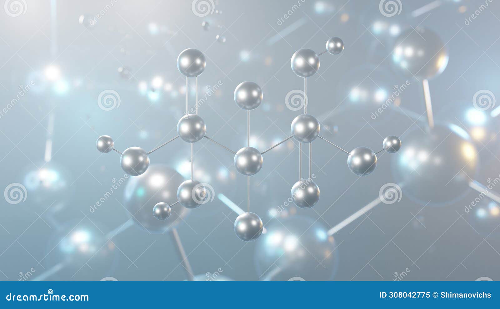 Clodronic Acid Molecular Structure, 3d Model Molecule, First Generation ...
