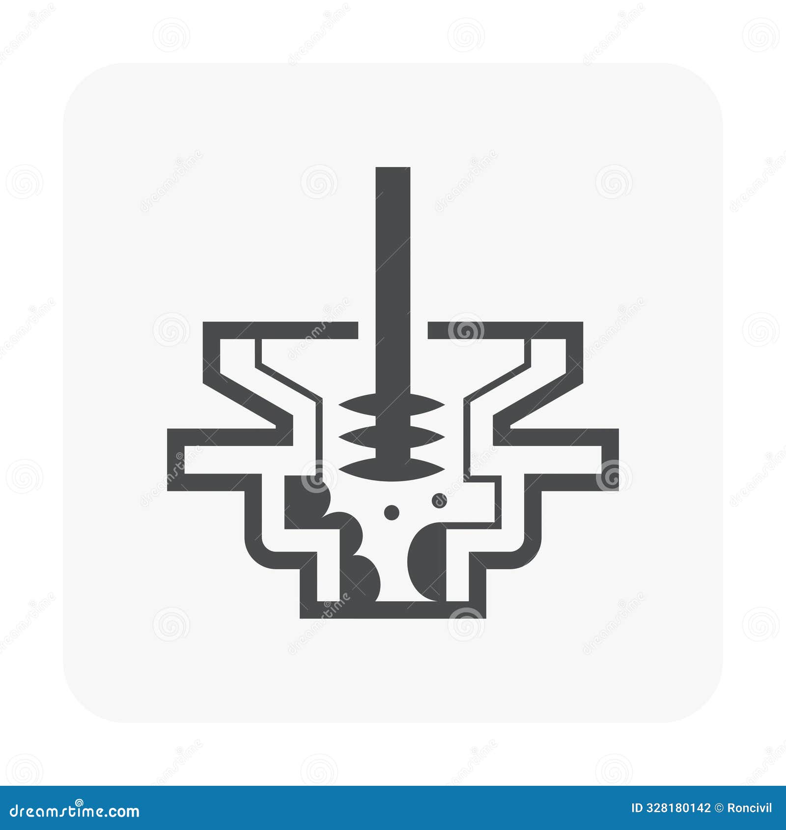 Clogged Problem and Cleaning Out Vector Icon Stock Vector ...