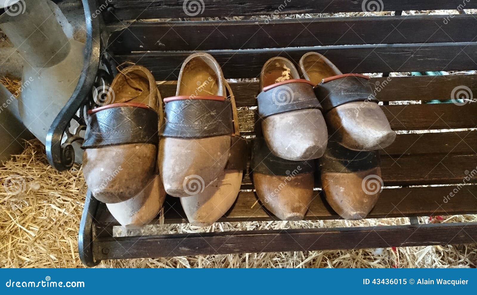 Clogs stock image. Image of former, farm, handmade, wooden - 43436015