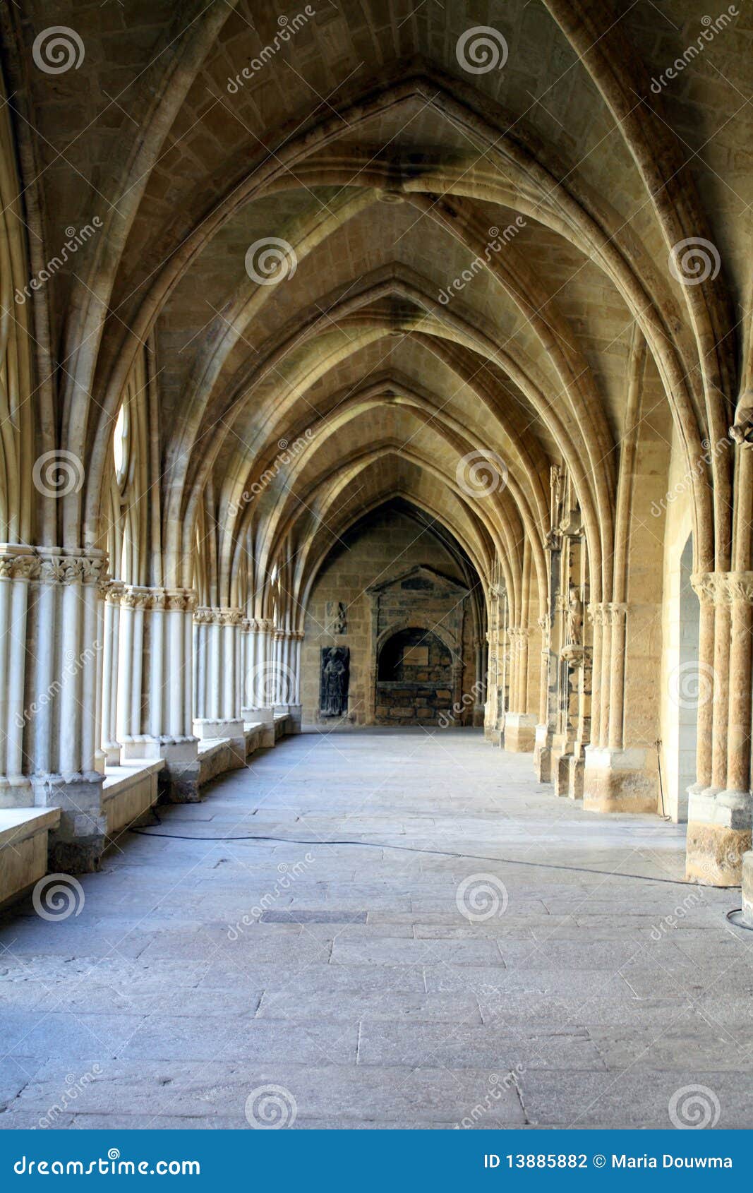 Cloister. stock photo. Image of peace, pastor, europe - 13885882