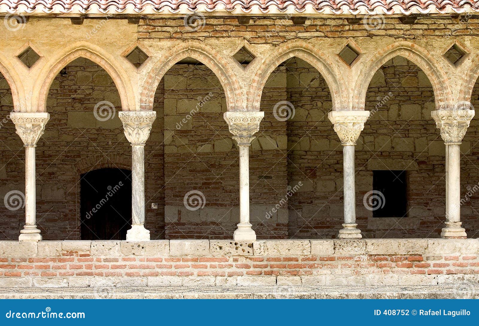 Cloister stock photo. Image of cathedral, romanesque, france - 408752