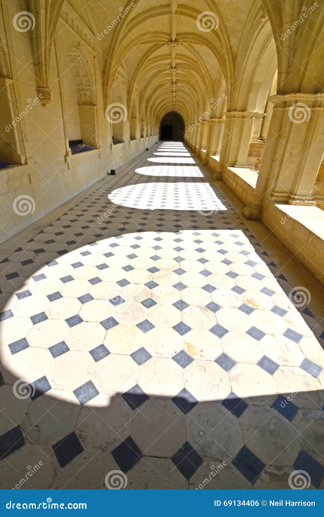 Cloister stock photo. Image of arches, convent, religion - 69134406