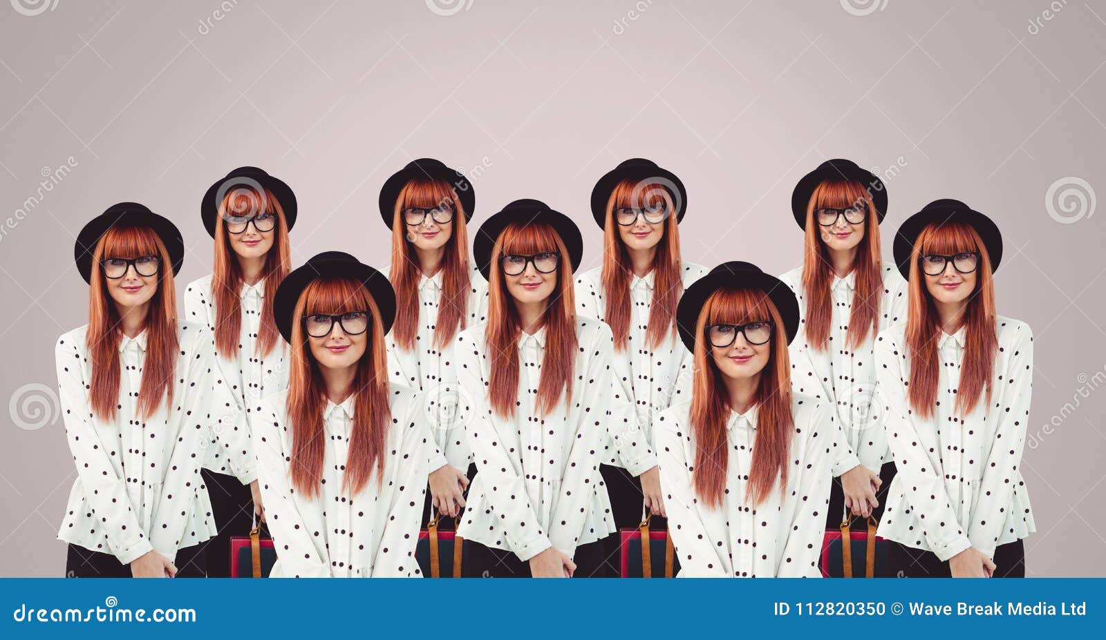 Clone men in group stock photo. Image of copy, caucasian - 112820350