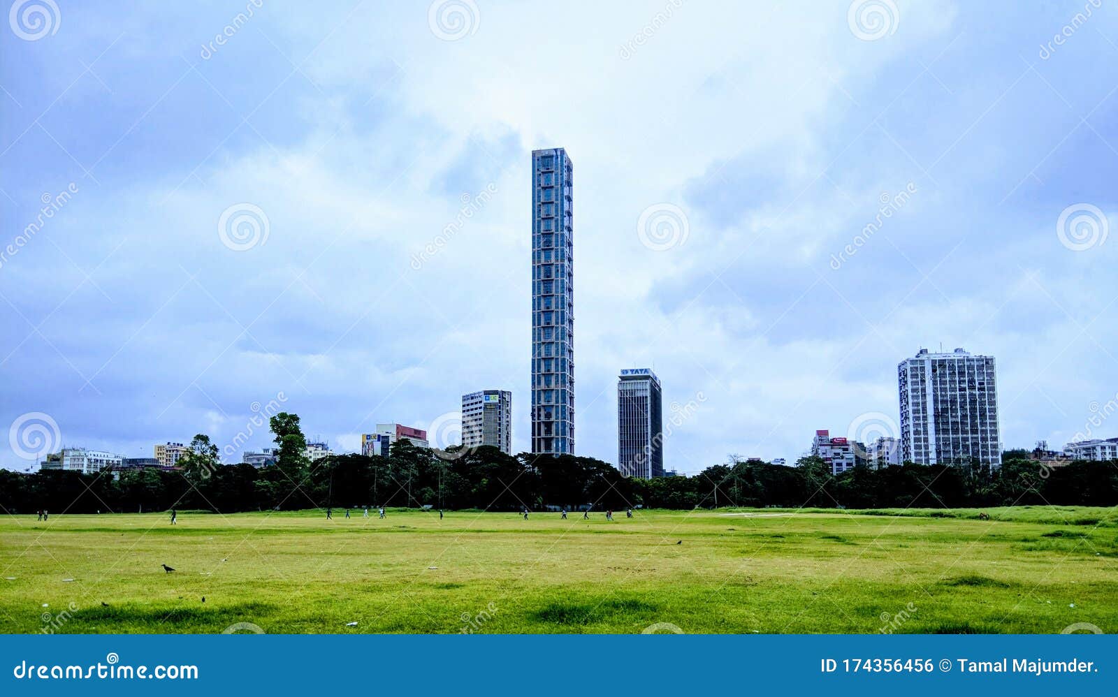 The 42 Building in Kolkata .Maidan. Stock Photo - Image of horizon ...