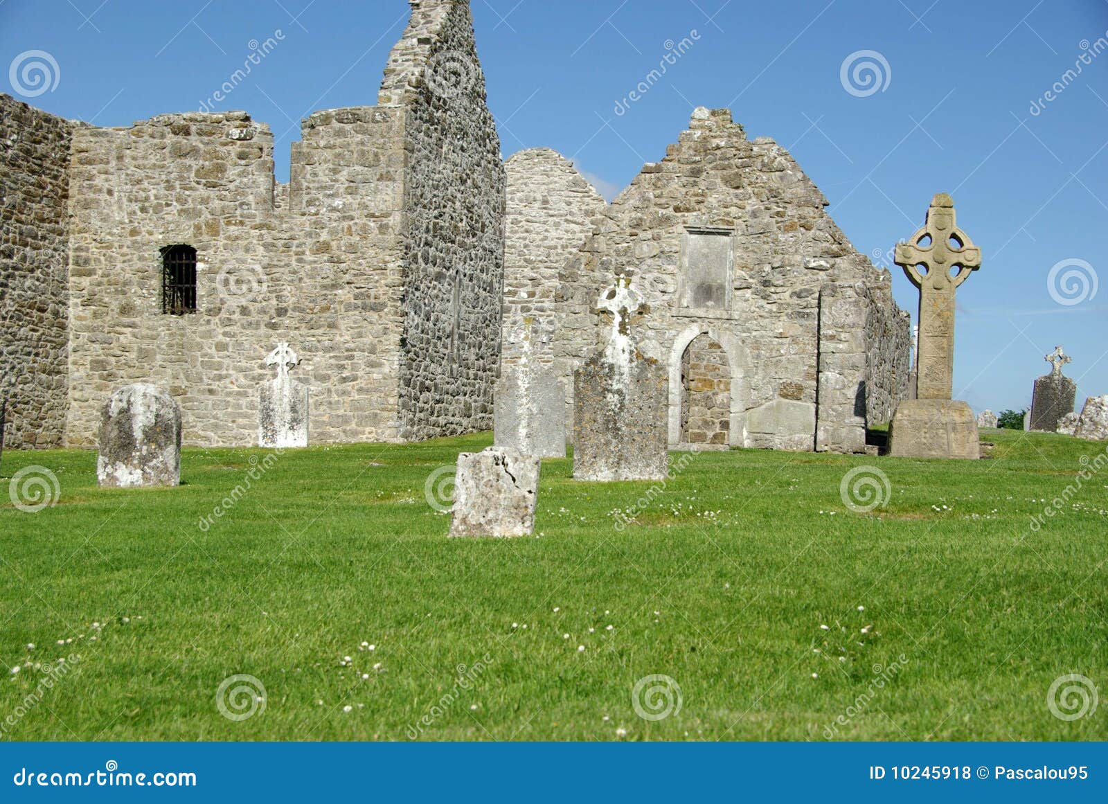 Clonmacnoise, Ireland stock photo. Image of ancient, monastery - 10245918