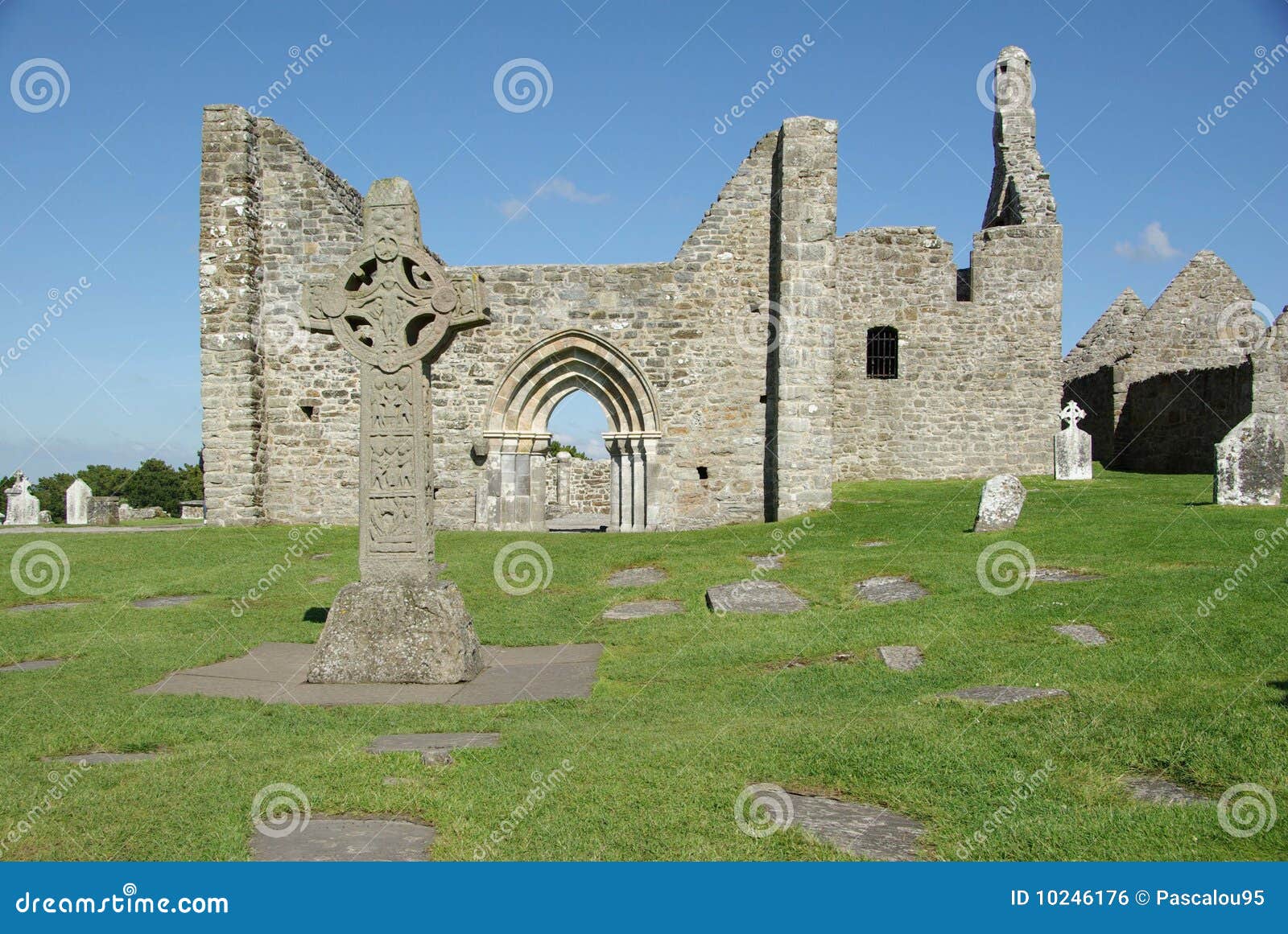 Clonmacnoise, Ireland stock photo. Image of clonmacnoise - 10246176