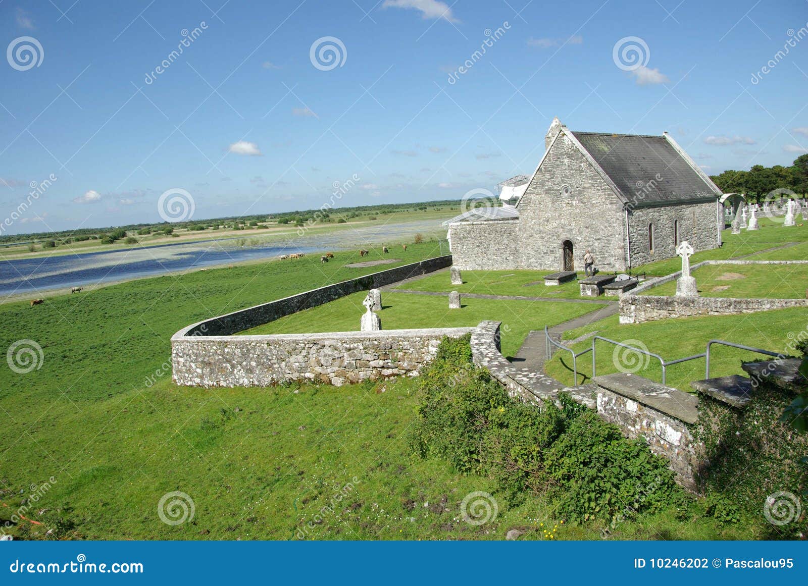 Clonmacnoise, Ireland stock photo. Image of scenery, swamp - 10246202