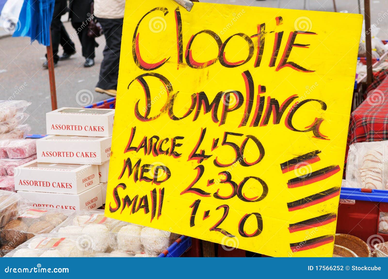 Clootie Dumpling Sign stock photo. Image of eating, cake - 17566252