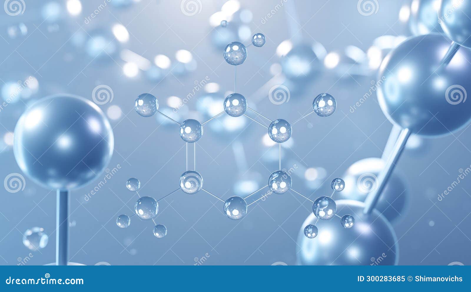 Clopidol Molecular Structure 3d, Flat Model, Coccidiostat, Structural ...