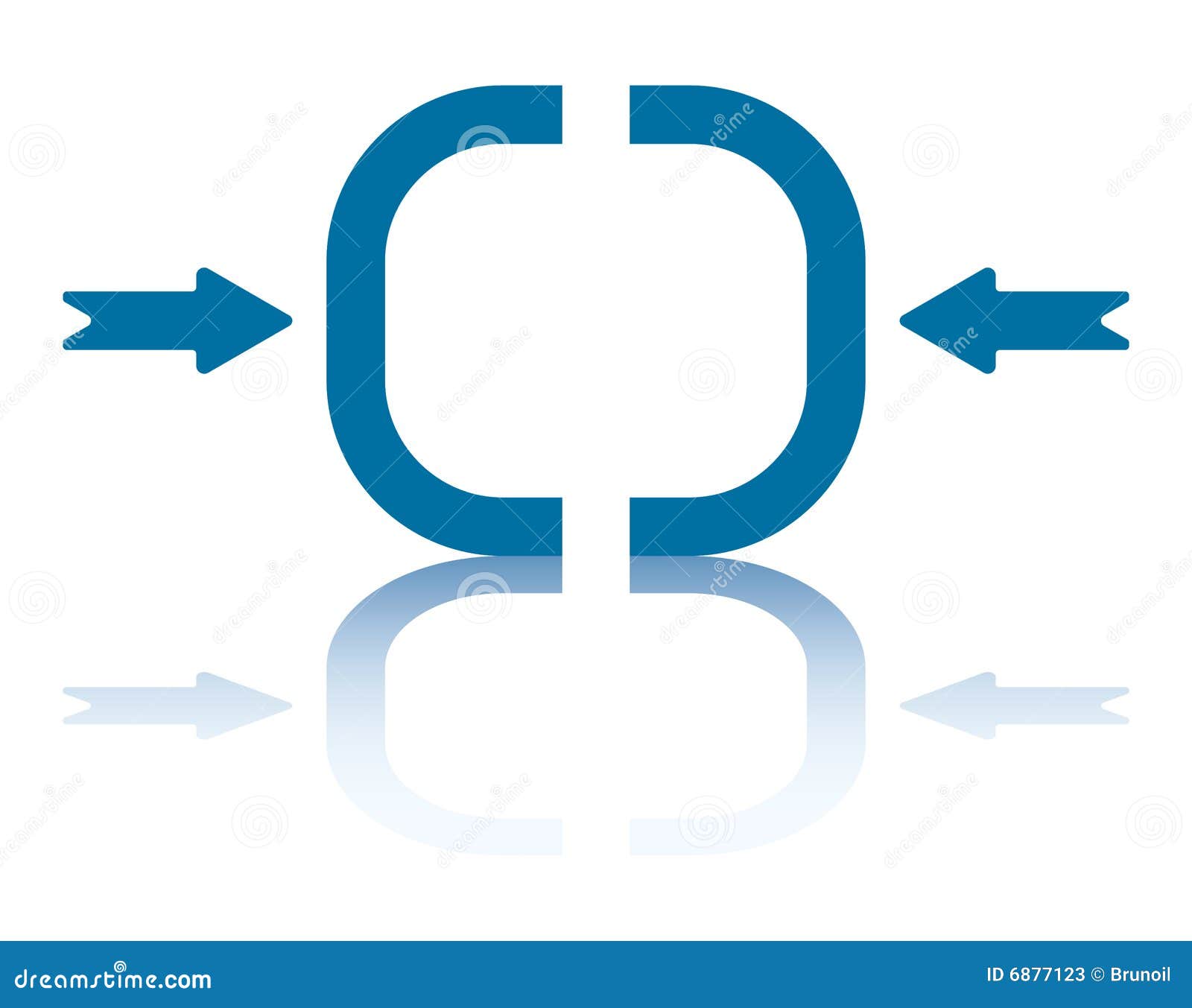 Close Arrows stock vector. Illustration of pointing, arrows - 6877123