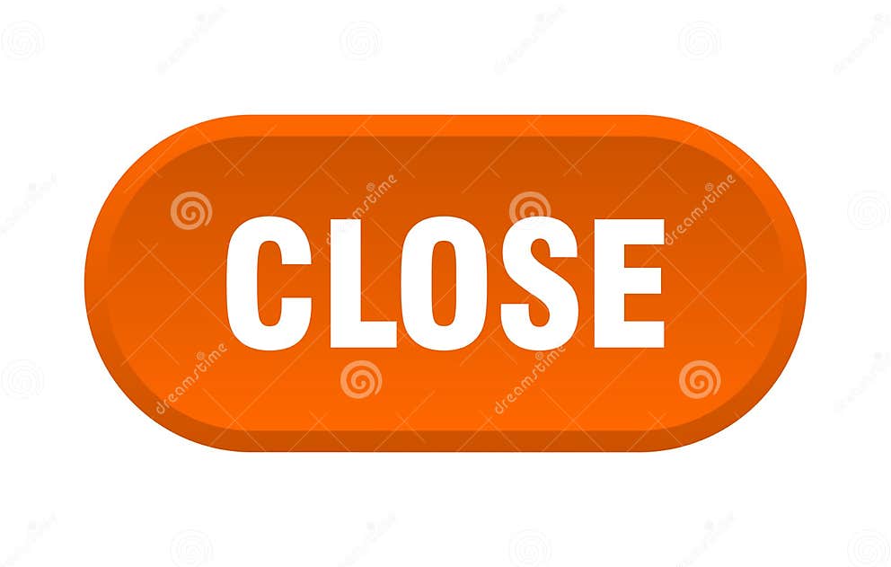 Close button stock vector. Illustration of close, sticker - 158485593