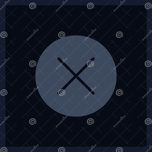 Close Button UI Element Template Stock Vector - Illustration of menu ...