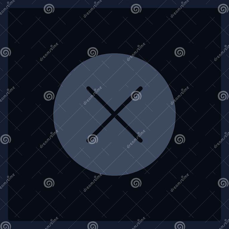 Close Button UI Element Template Stock Vector - Illustration of menu ...