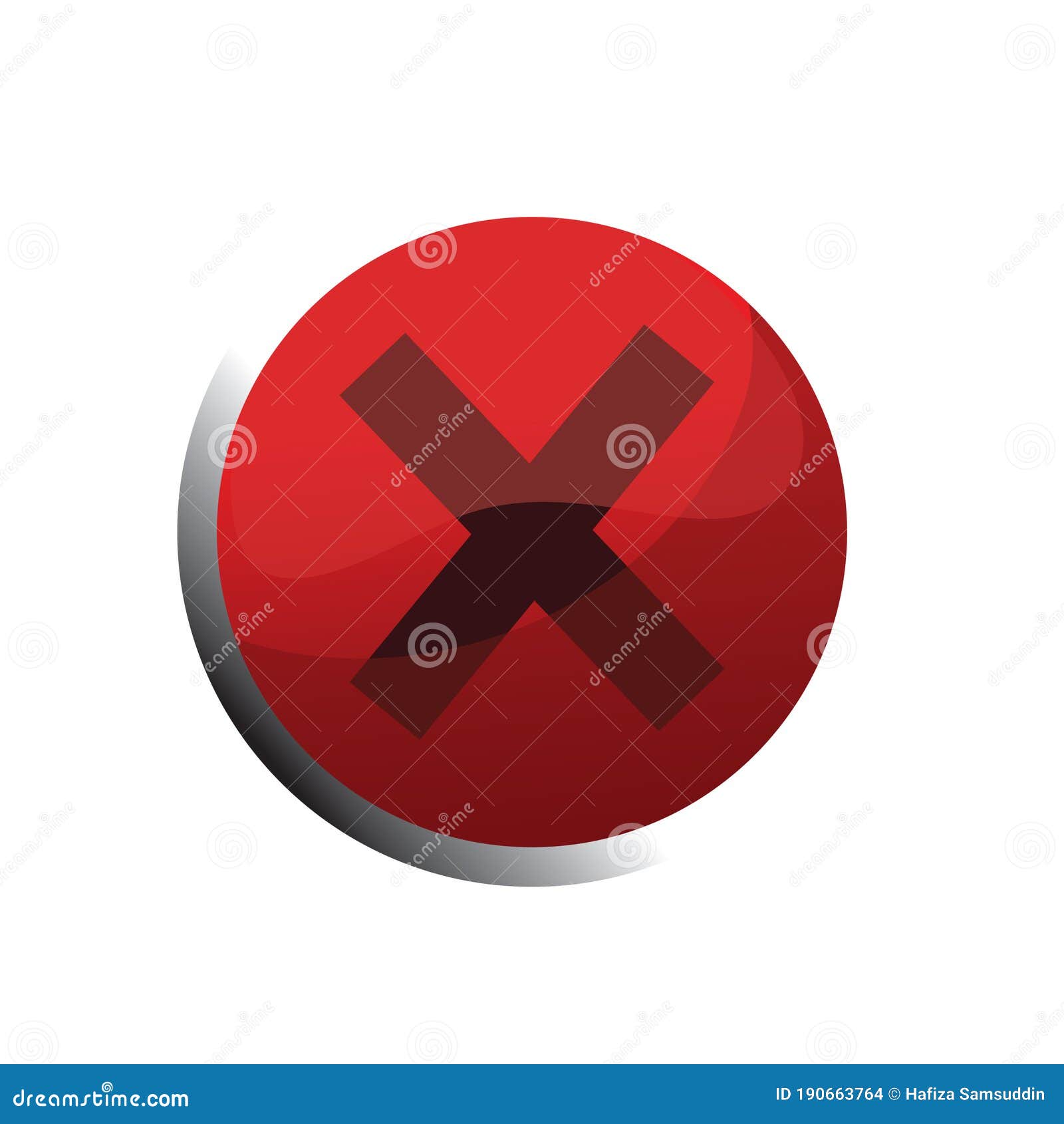 Close Button. Vector Illustration Decorative Design Stock Vector ...