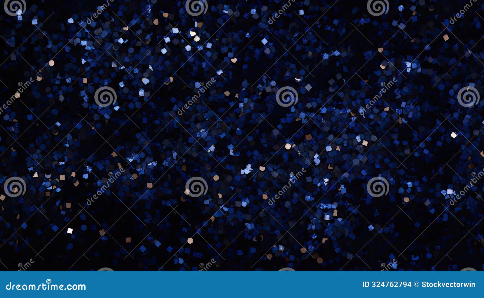 Close dark blue confetti stock illustration. Illustration of visual ...