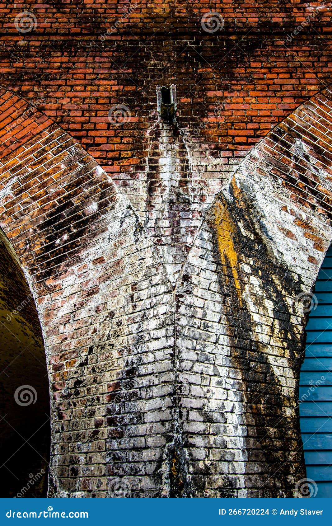 Close Detail of Support Arches within Ft. Morgan Editorial Stock Image ...