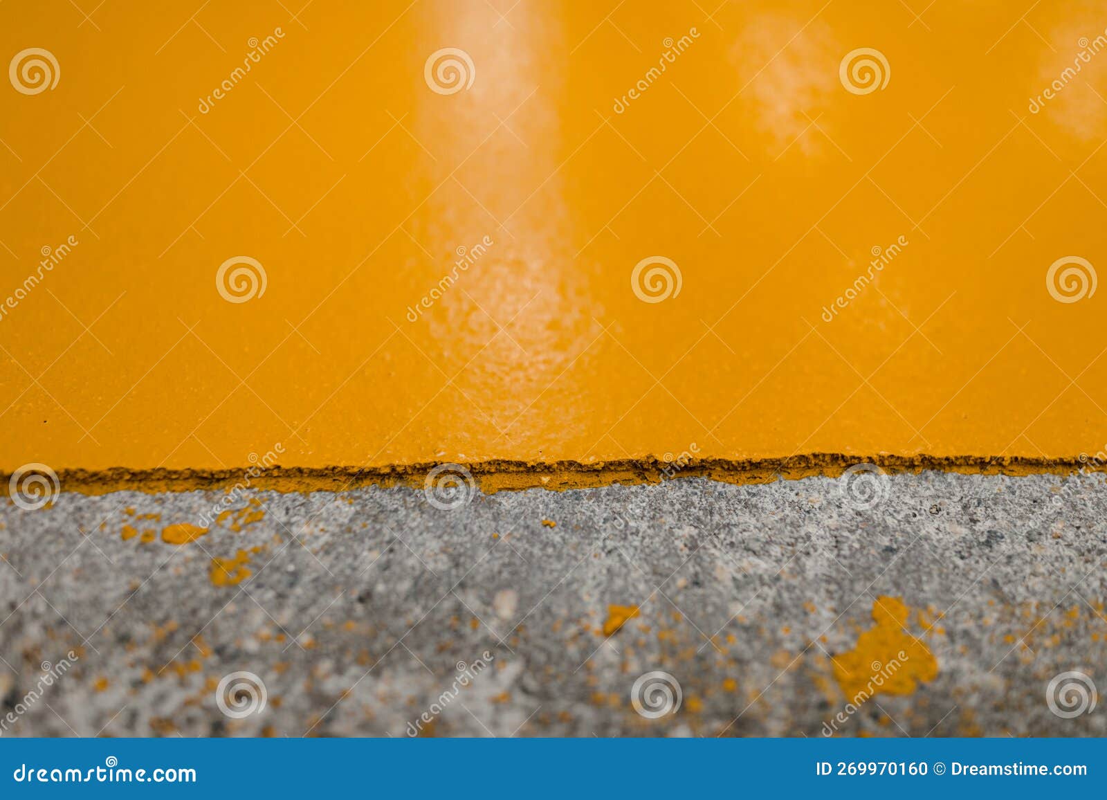 Close-up Details of the Floor Layer Covered with Resin and Epoxy Paint ...