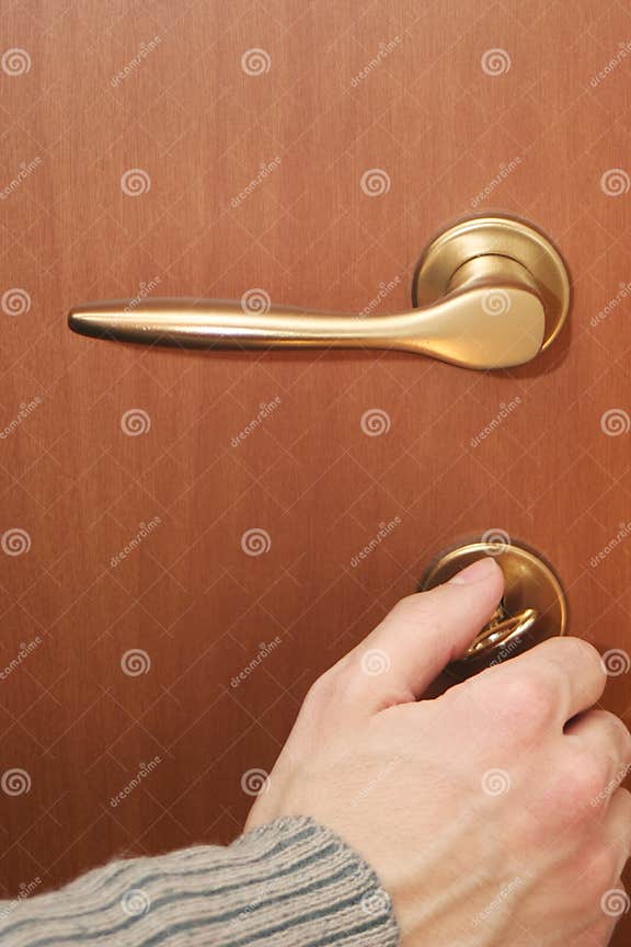 Close door stock image. Image of honey, beginning, attainment - 570105