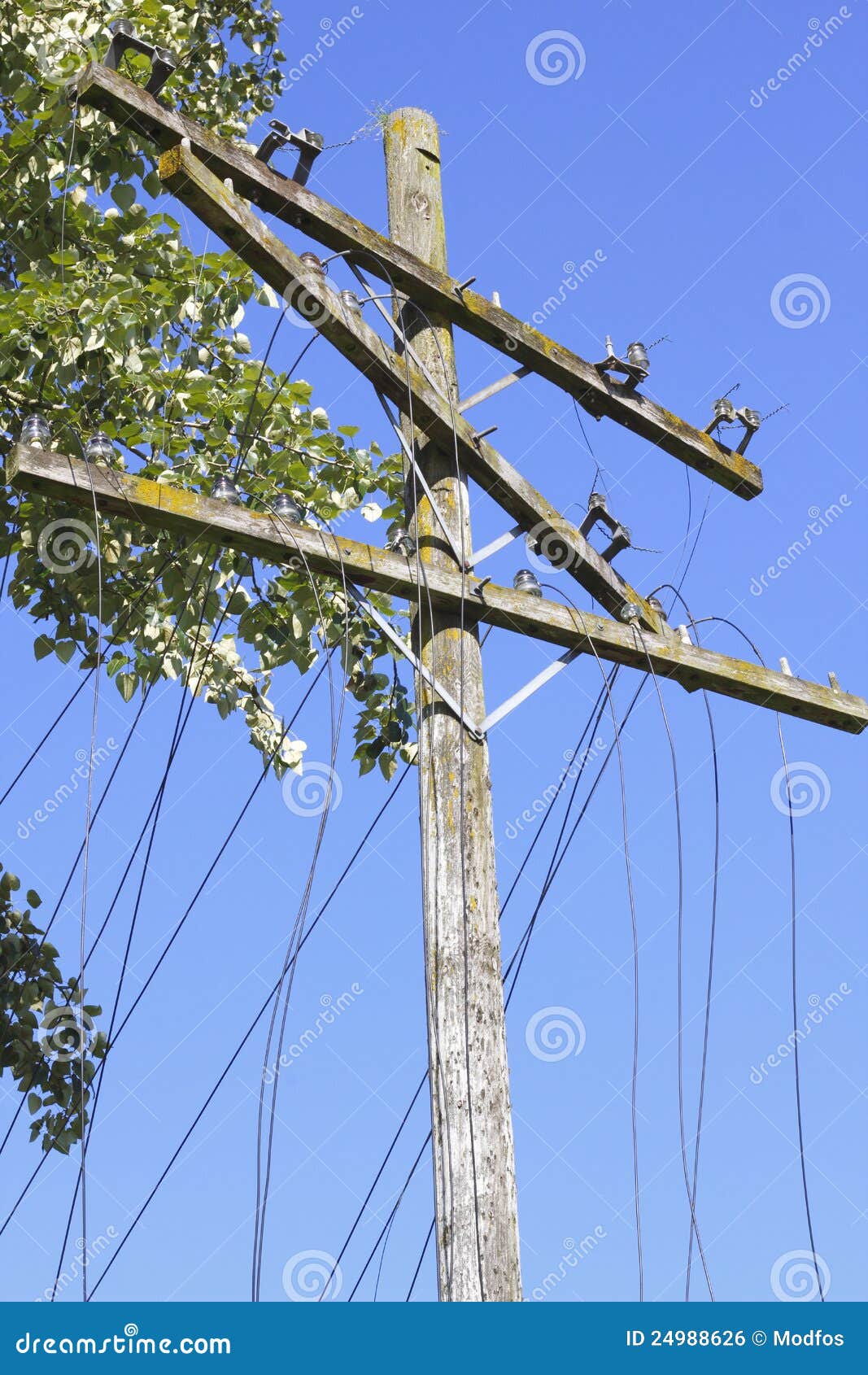 Close on Downed Power Lines Stock Photo - Image of wired, outage: 24988626
