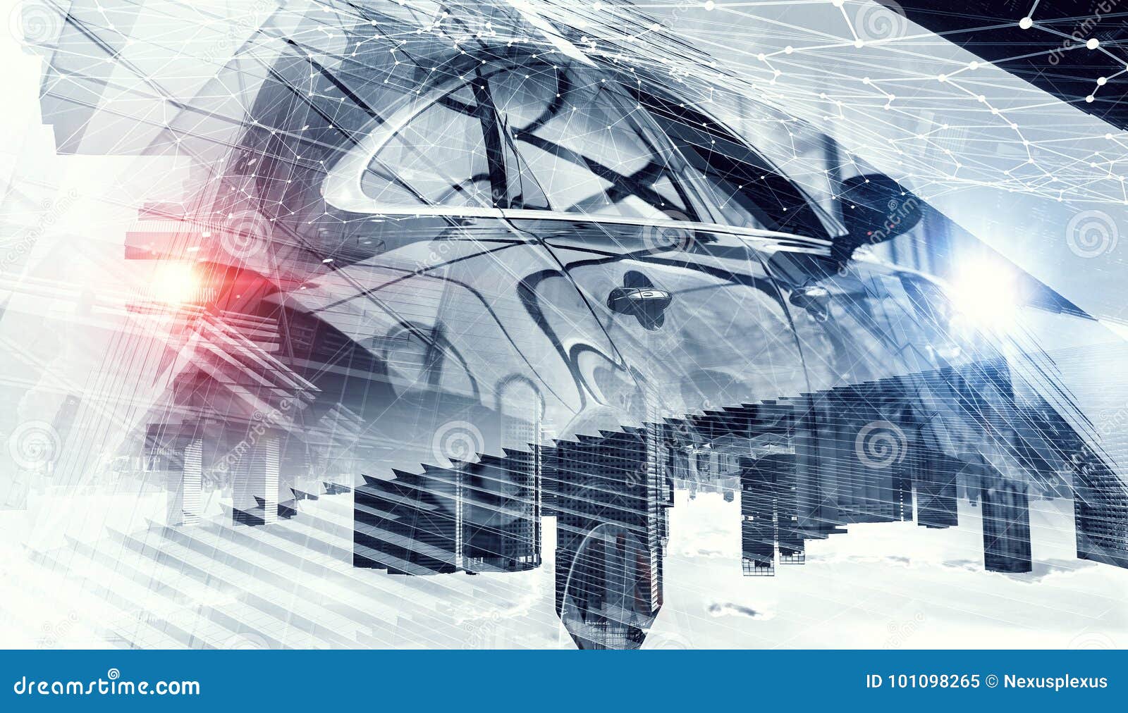 Close of Elegant Car. Mixed Media Stock Image - Image of lifestyle ...